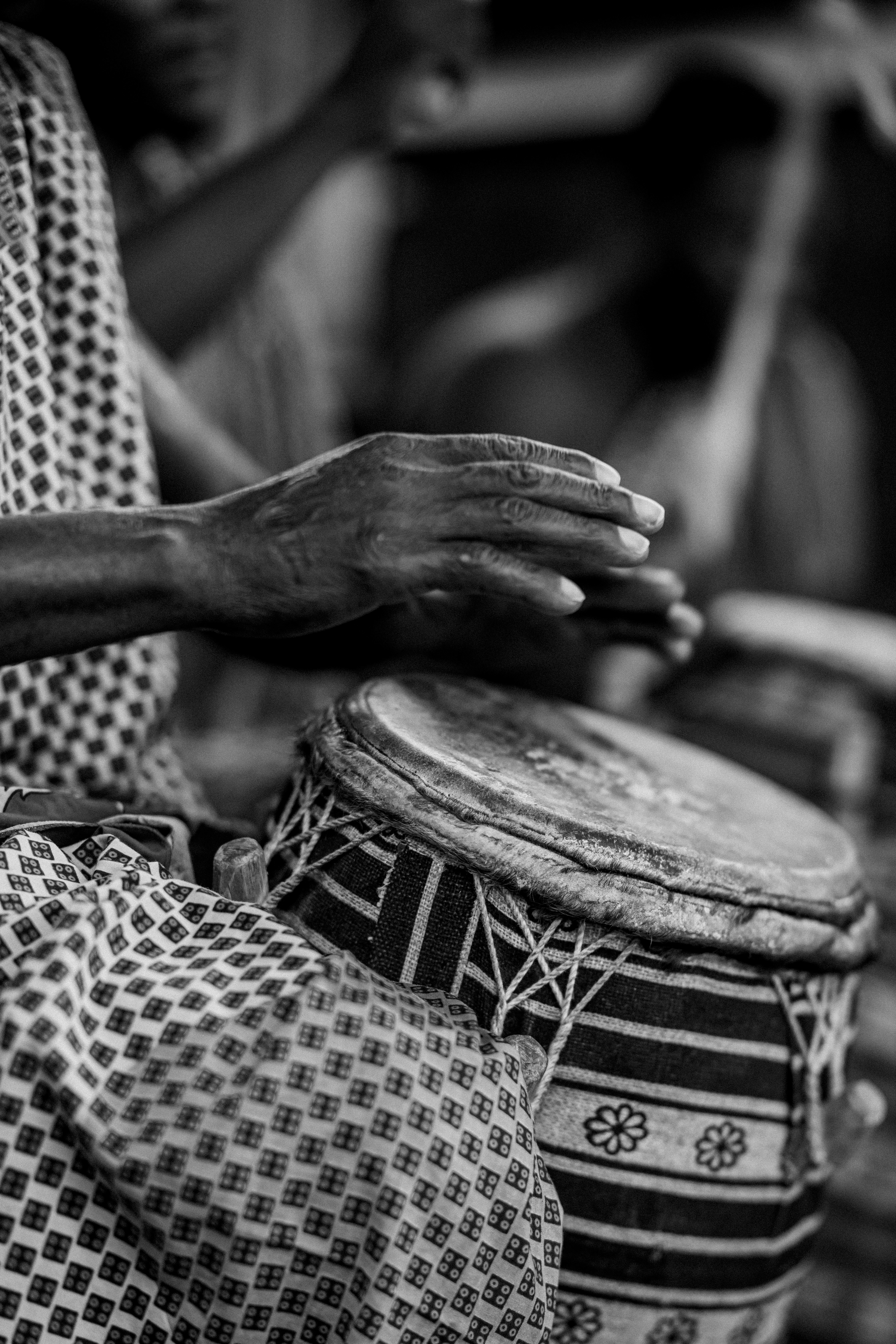 Traditional African Drummer in Ghana · Free Stock Photo