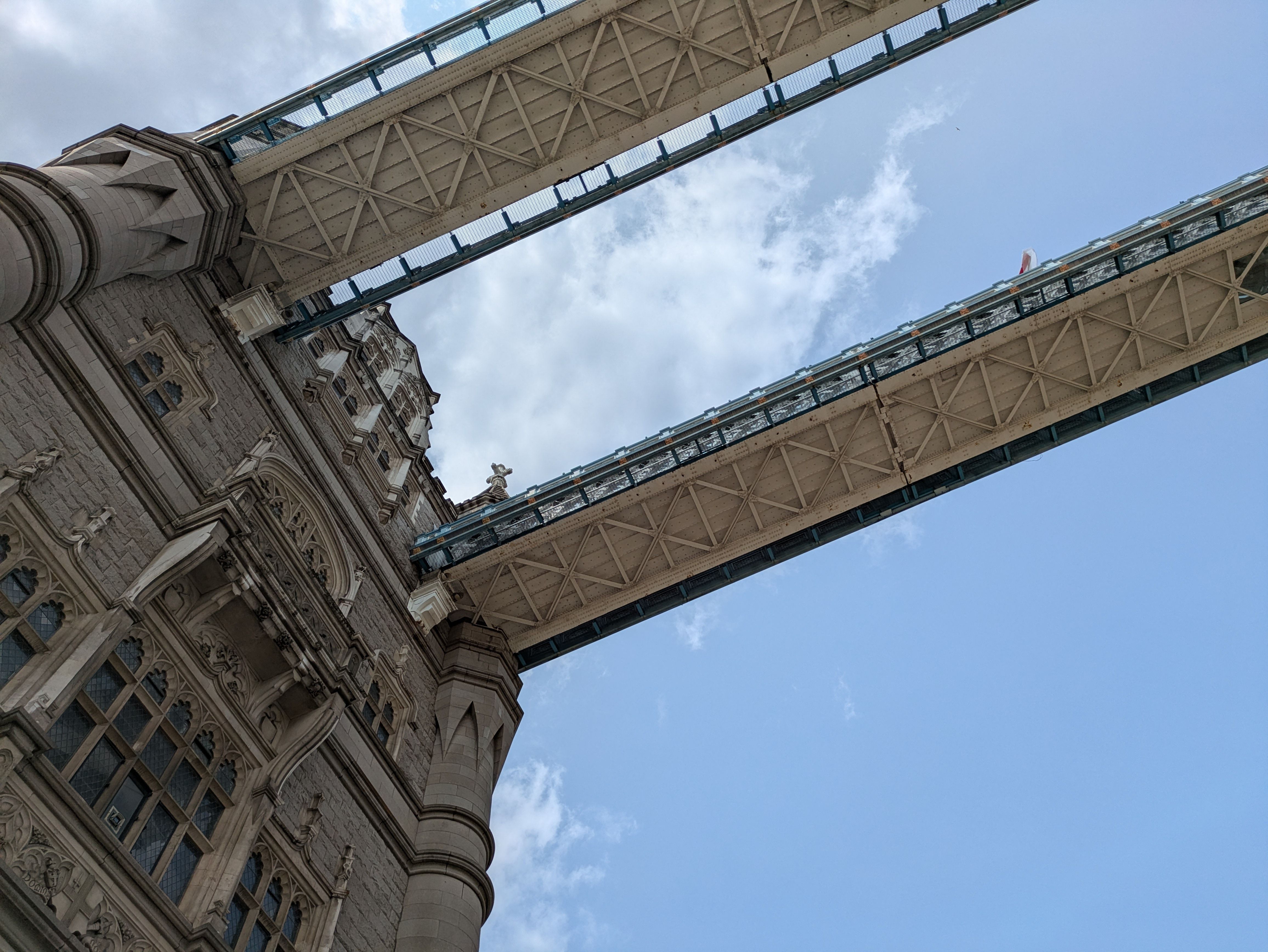 Iconic Tower Bridge Structure Close-Up View · Free Stock Photo