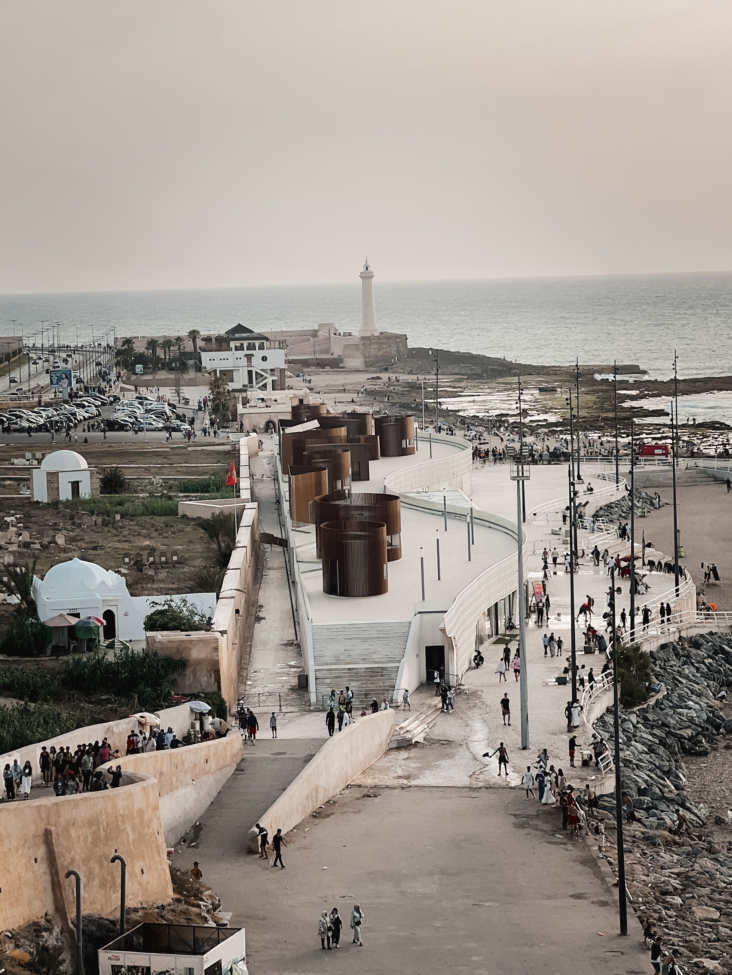 Scenic View of Rabat Lighthouse and Coast · Free Stock Photo