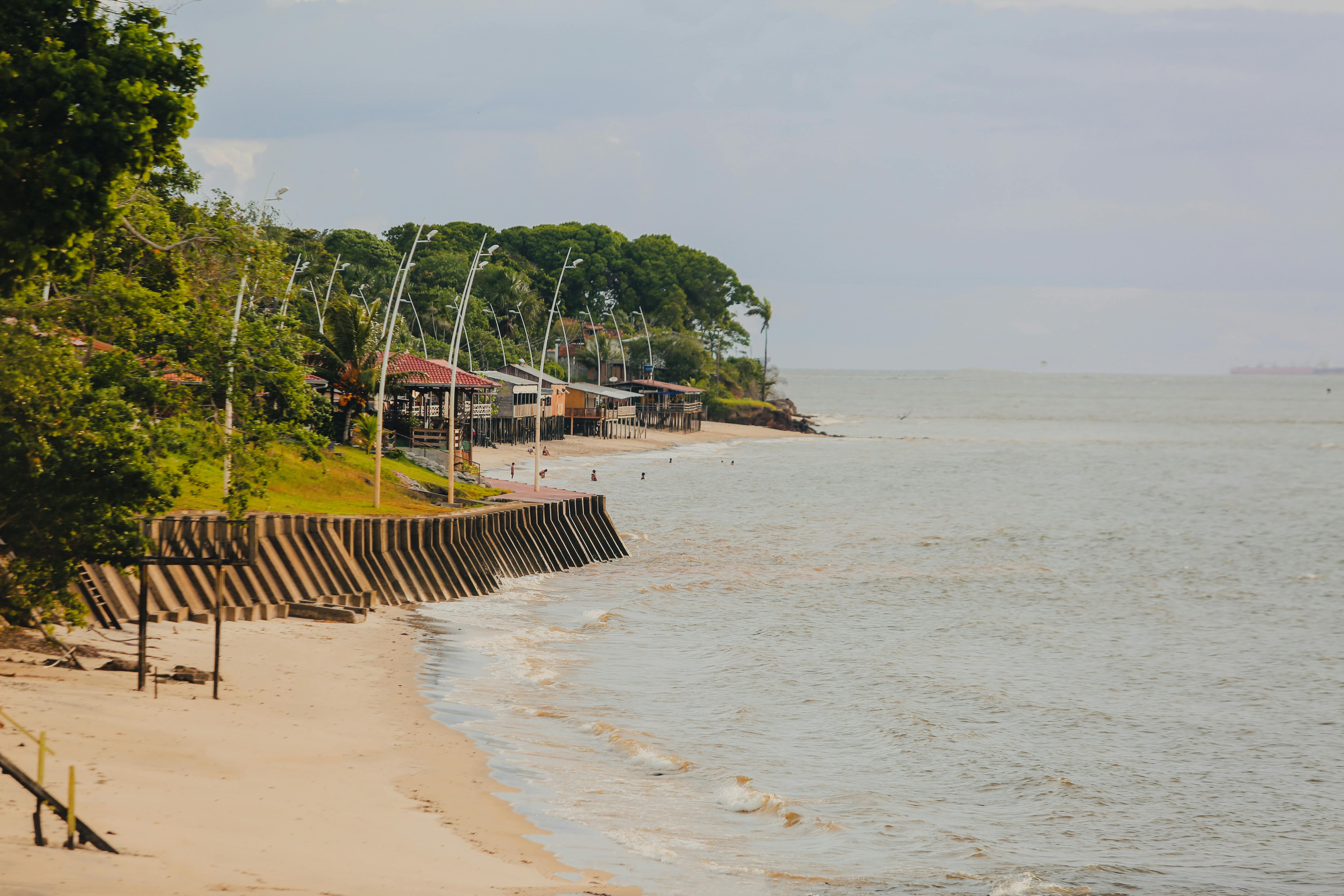 Scenic Beachfront View in Belém, Brazil · Free Stock Photo