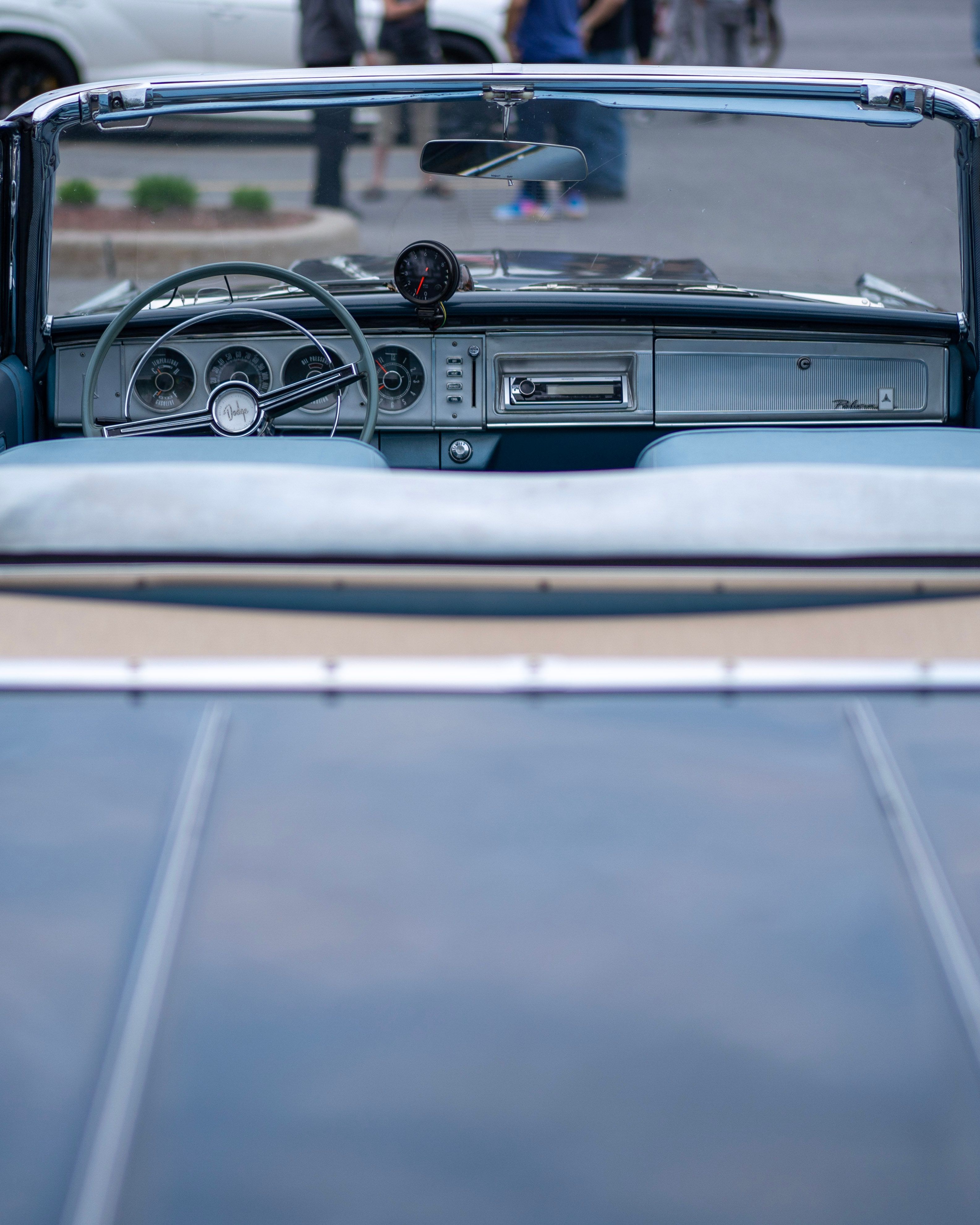 Classic Convertible Car Interior View · Free Stock Photo