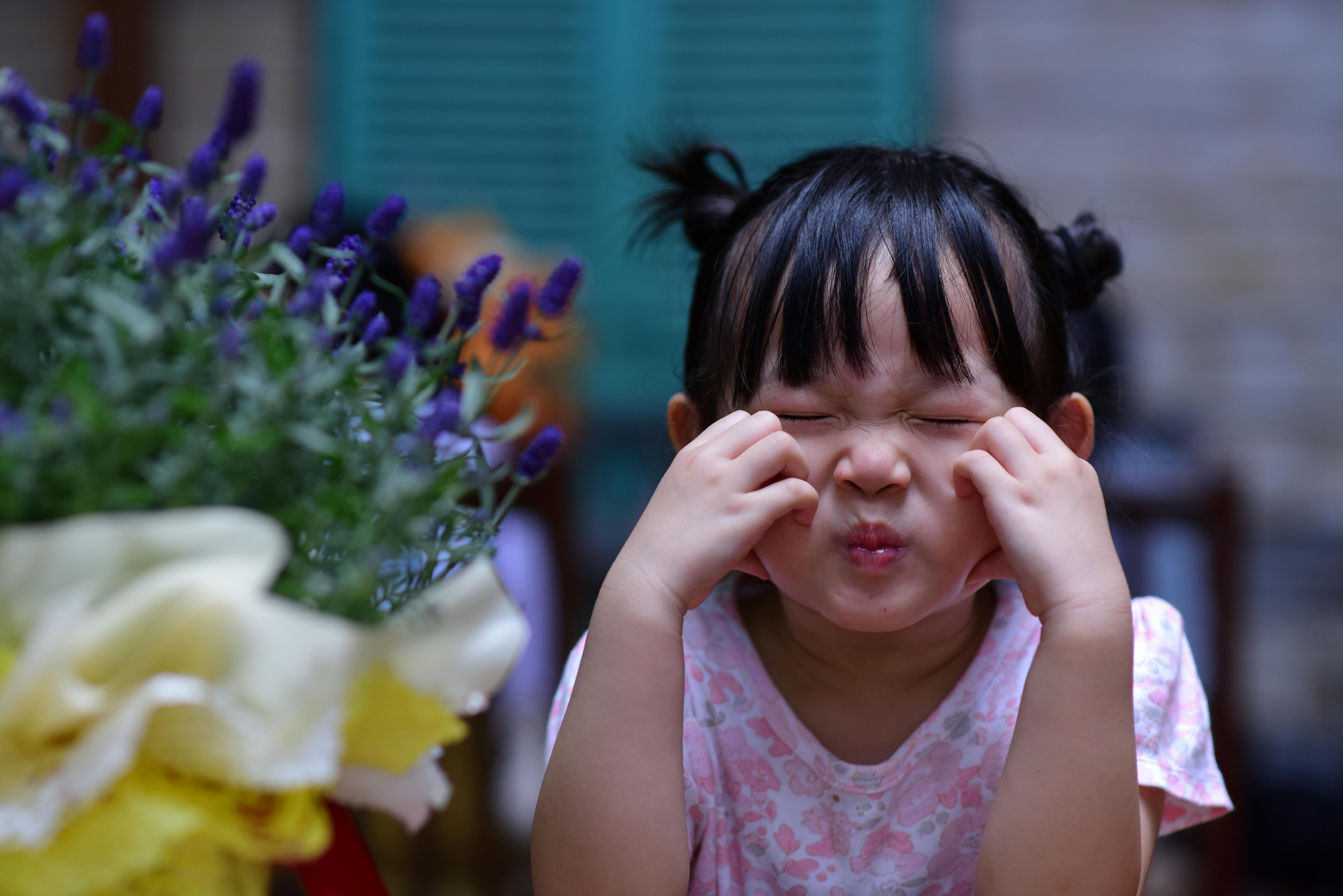 Adorable Child Making Playful Facial Expression · Free Stock Photo