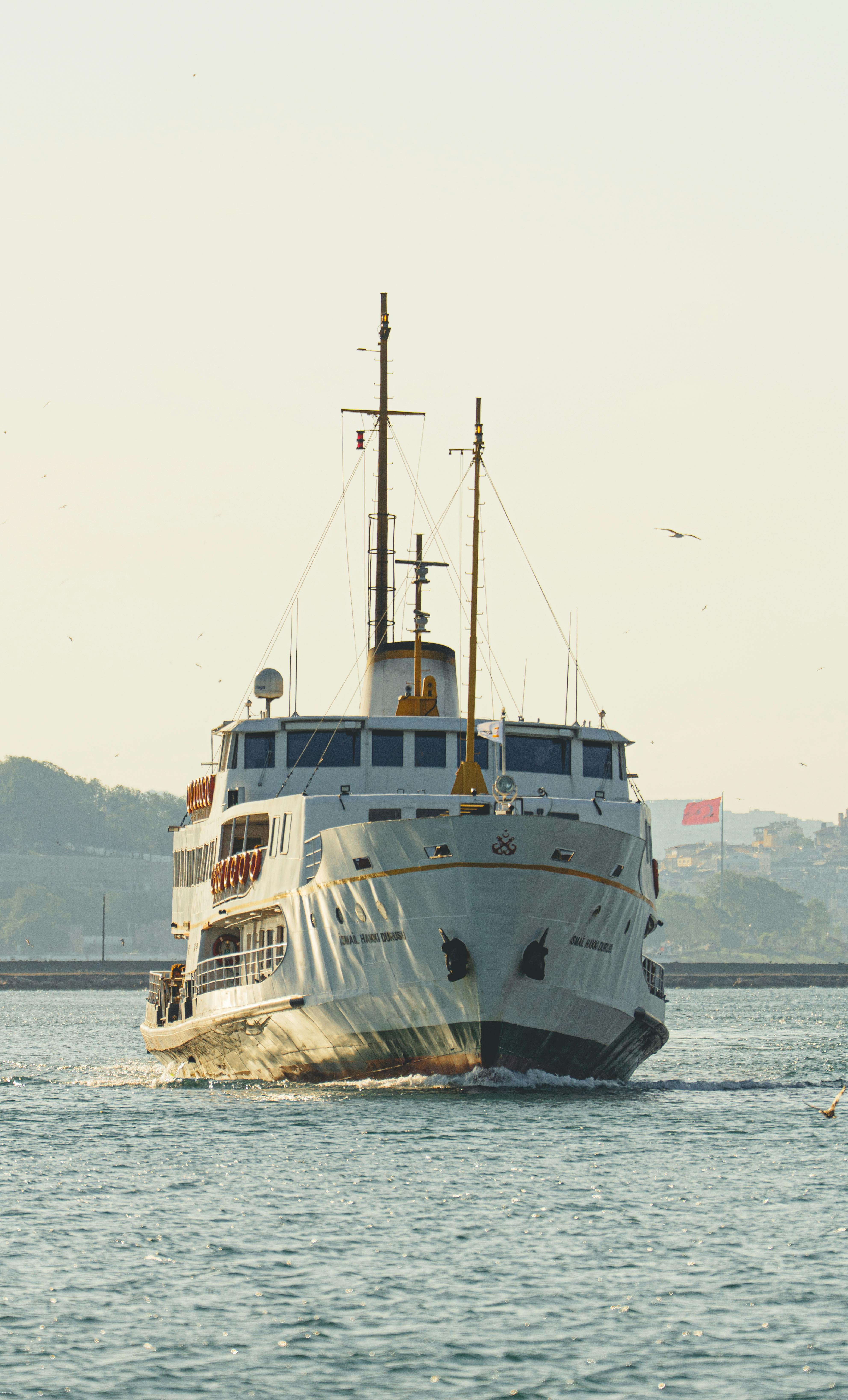 Vintage ferry cruising on a sunny day · Free Stock Photo