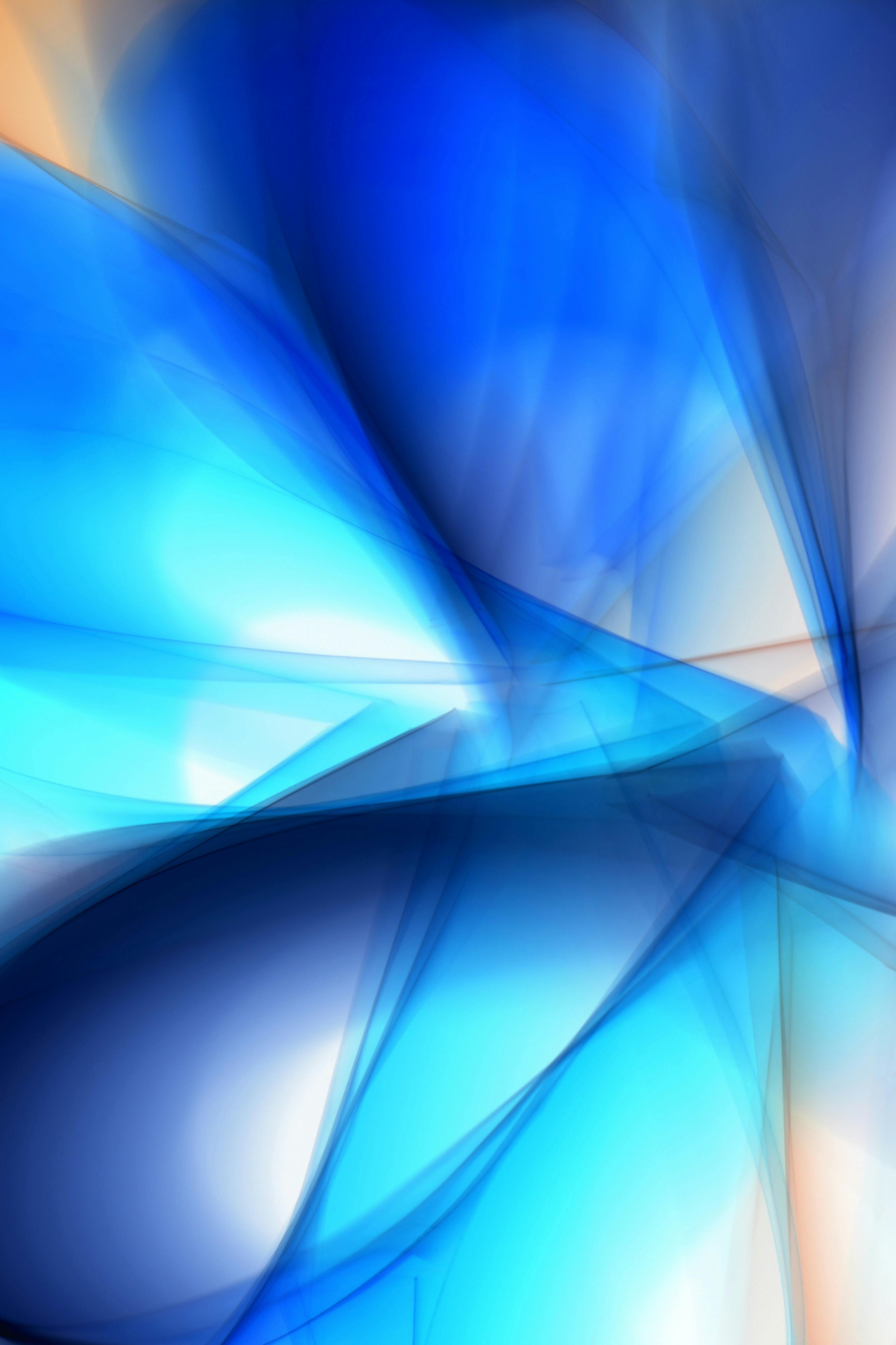 Vibrant Abstract Blue Light Patterns · Free Stock Photo