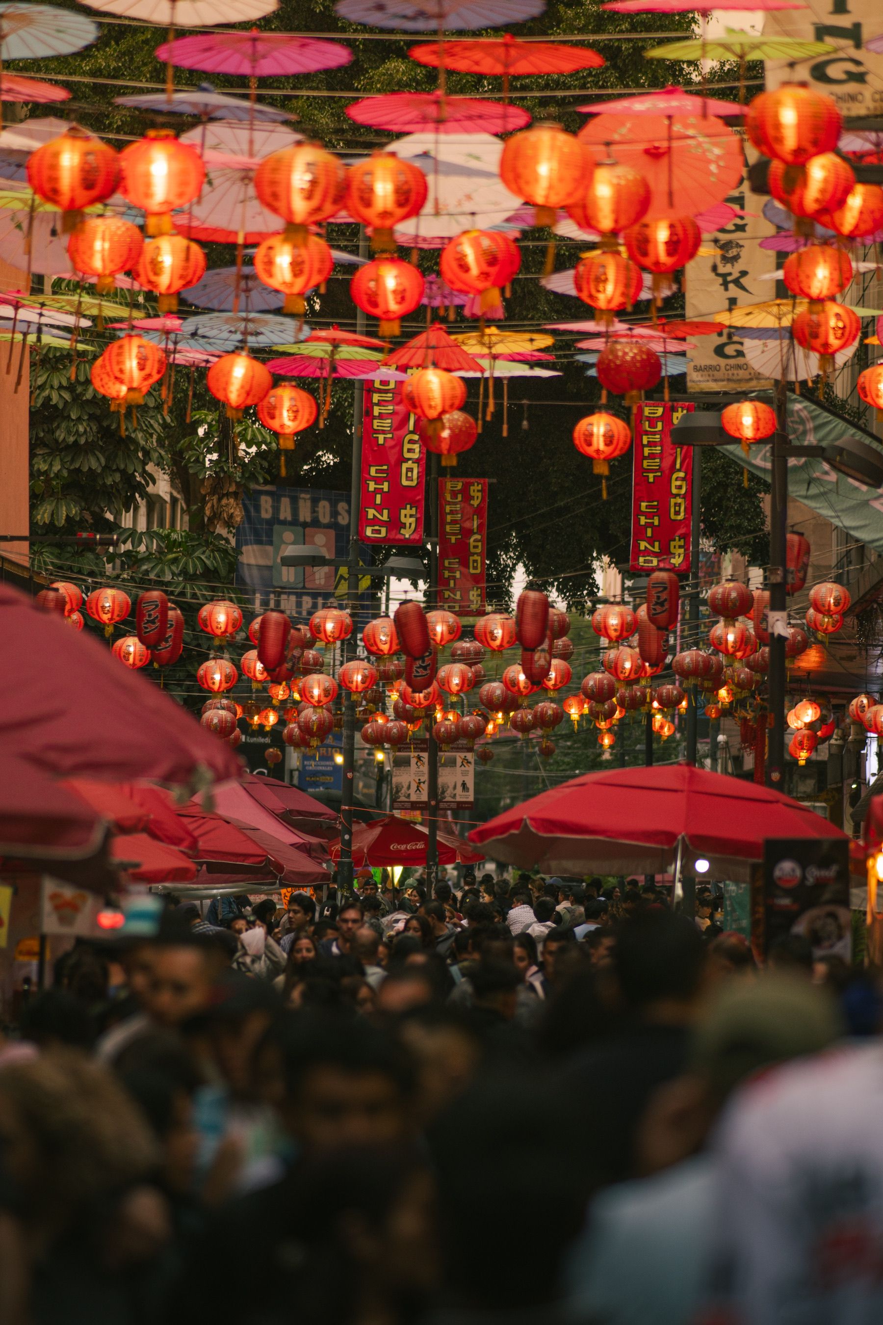 Vibrant Lantern Festival in Mexico City · Free Stock Photo
