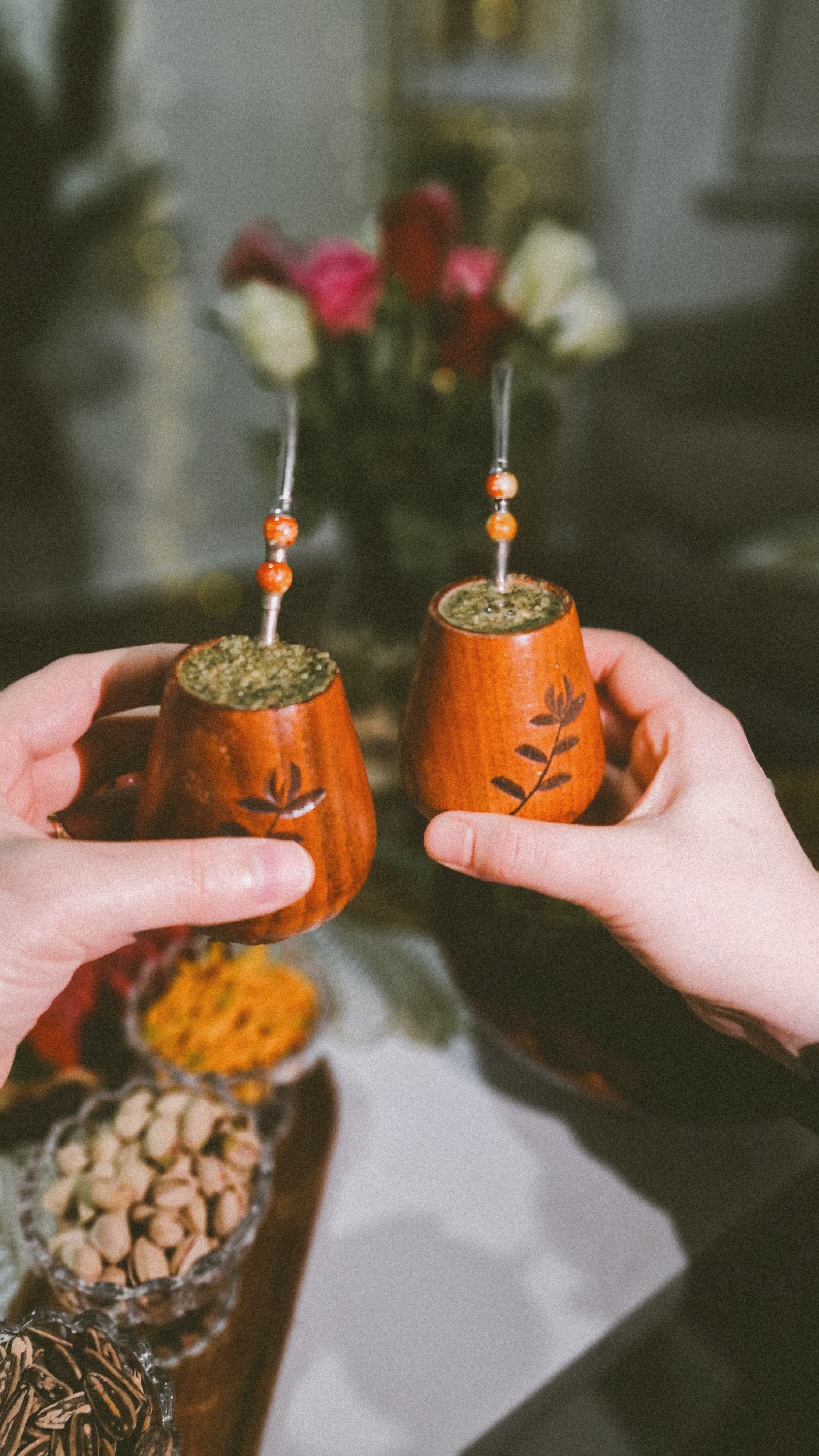 Social Gathering with Traditional Yerba Mate · Free Stock Photo