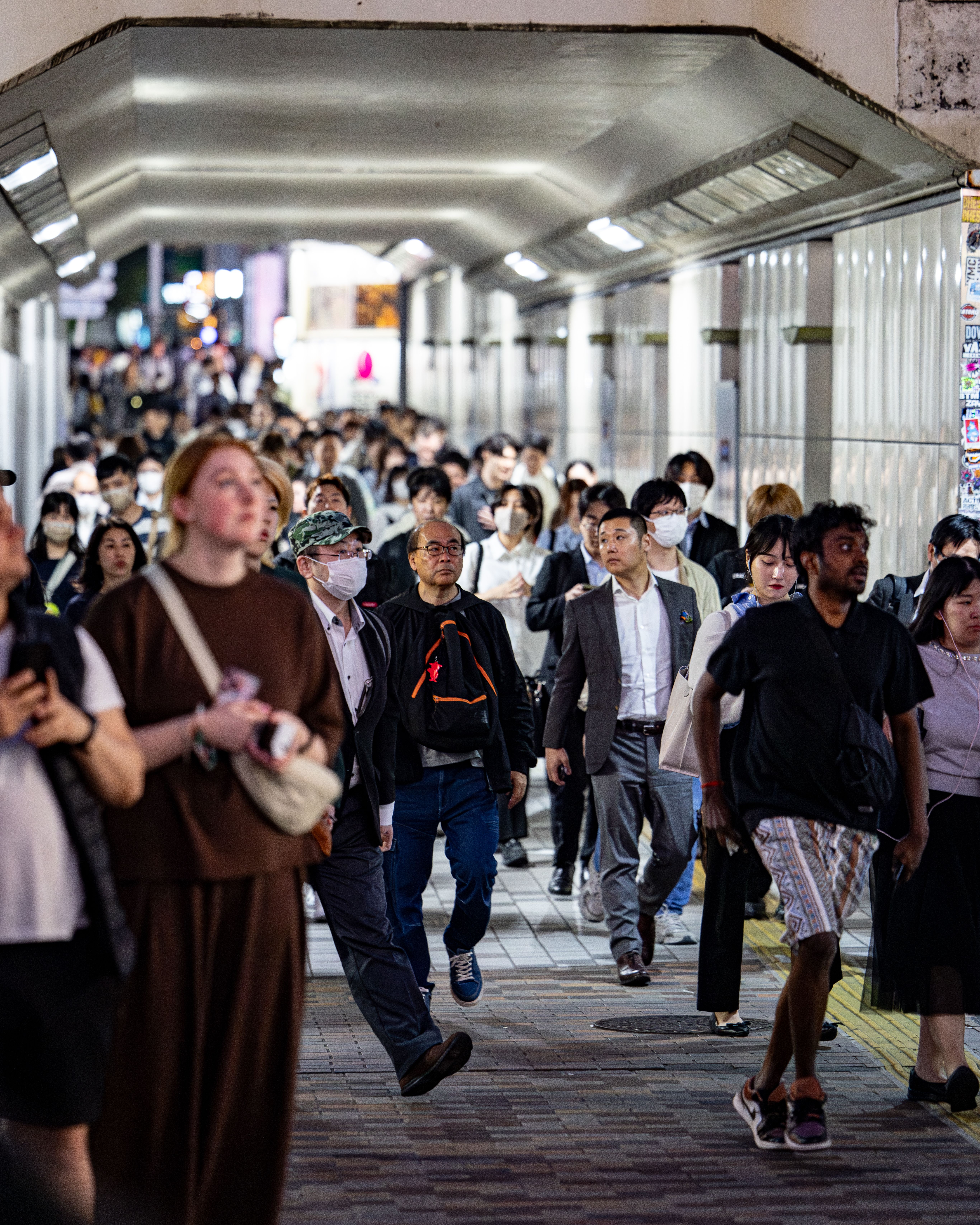 Crowded Tokyo Street in Shinjuku at Night · Free Stock Photo