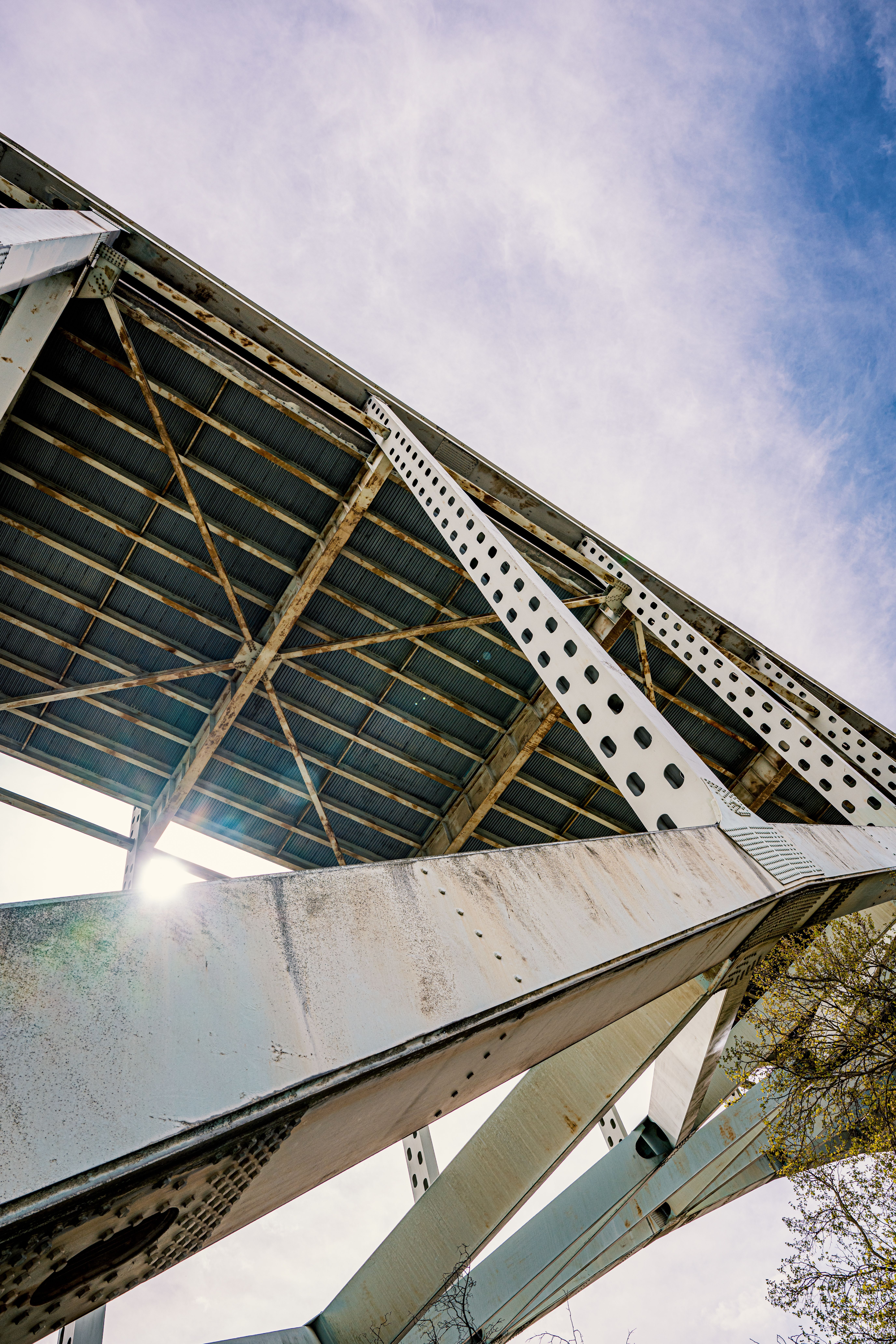 Dramatic View of Steel Bridge in Portland, Oregon · Free Stock Photo
