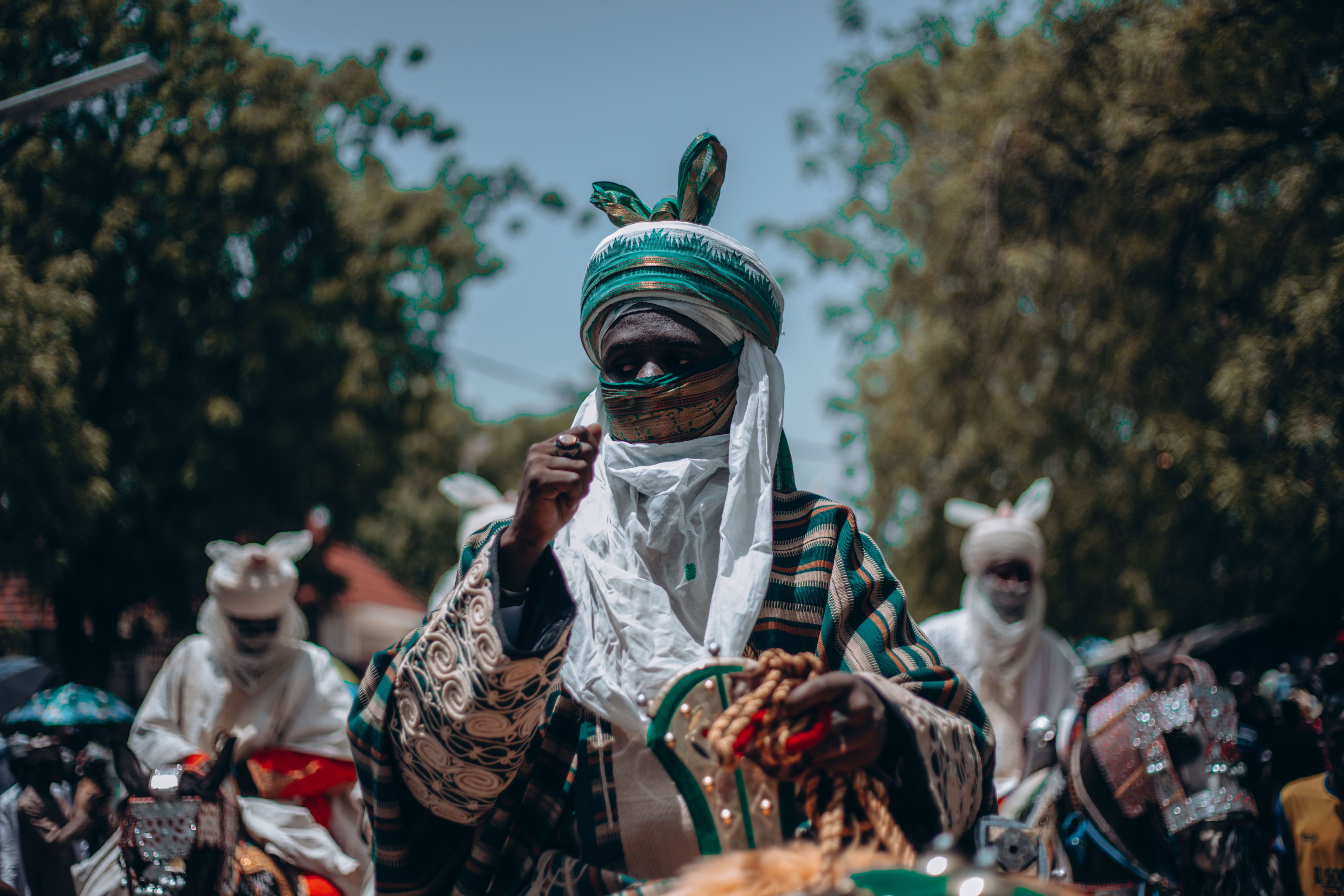 Colorful Traditional Nigerian Festival Parade · Free Stock Photo