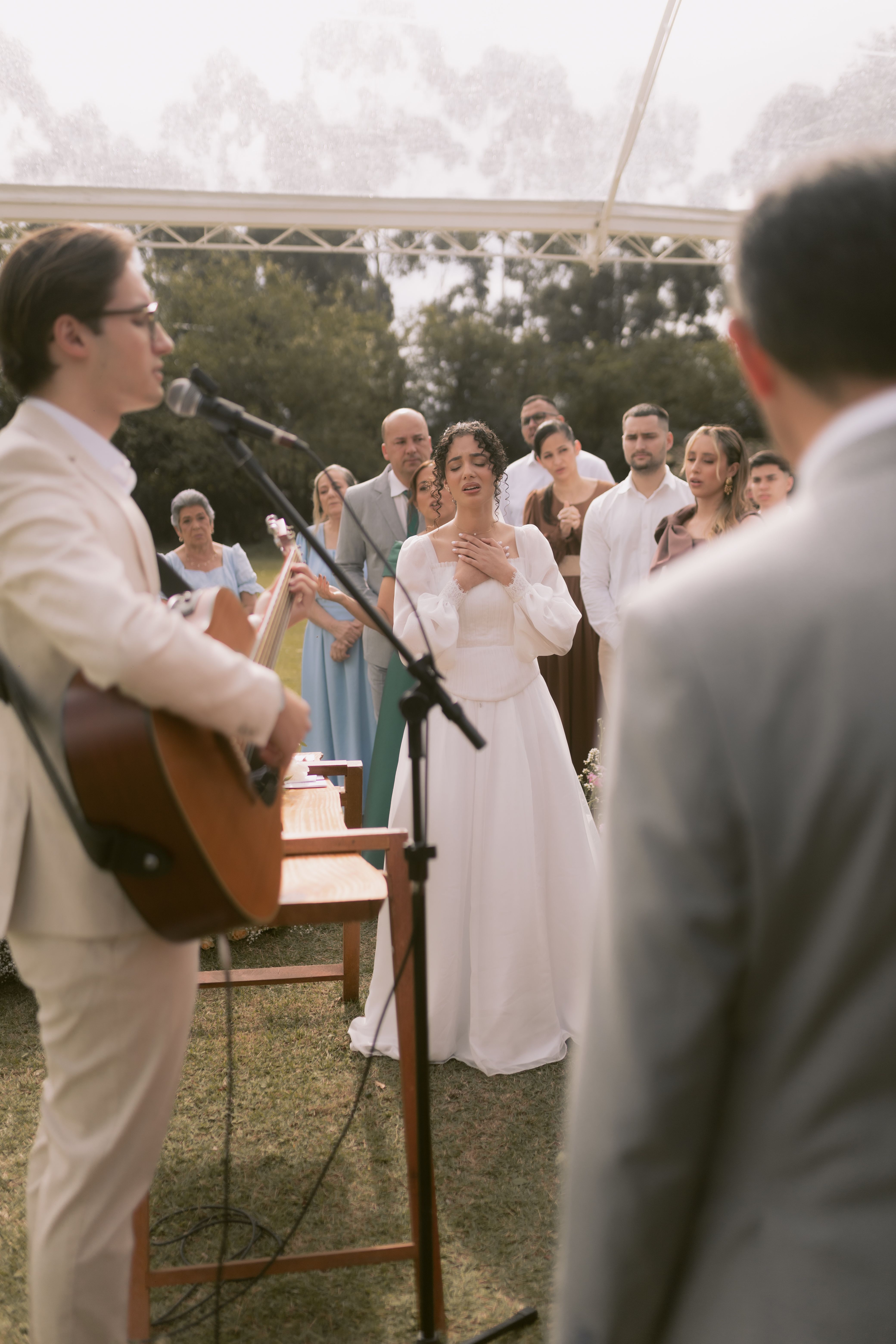 Outdoor Wedding Ceremony with Live Music · Free Stock Photo