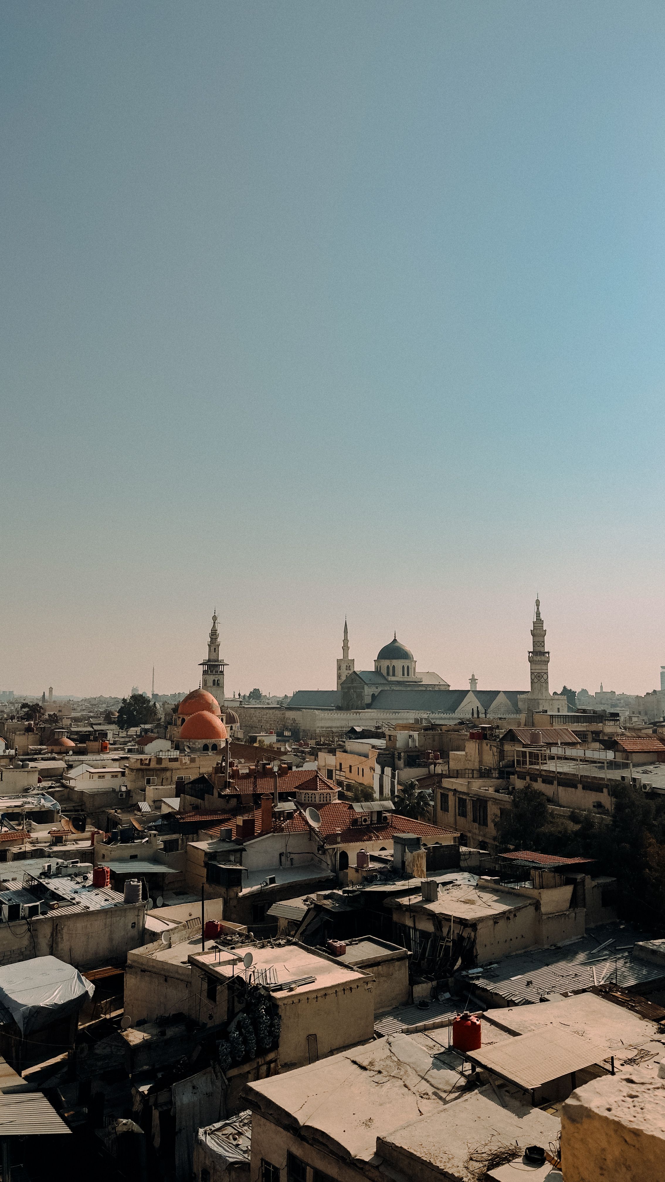 Aerial View of Historic Middle Eastern Cityscape · Free Stock Photo