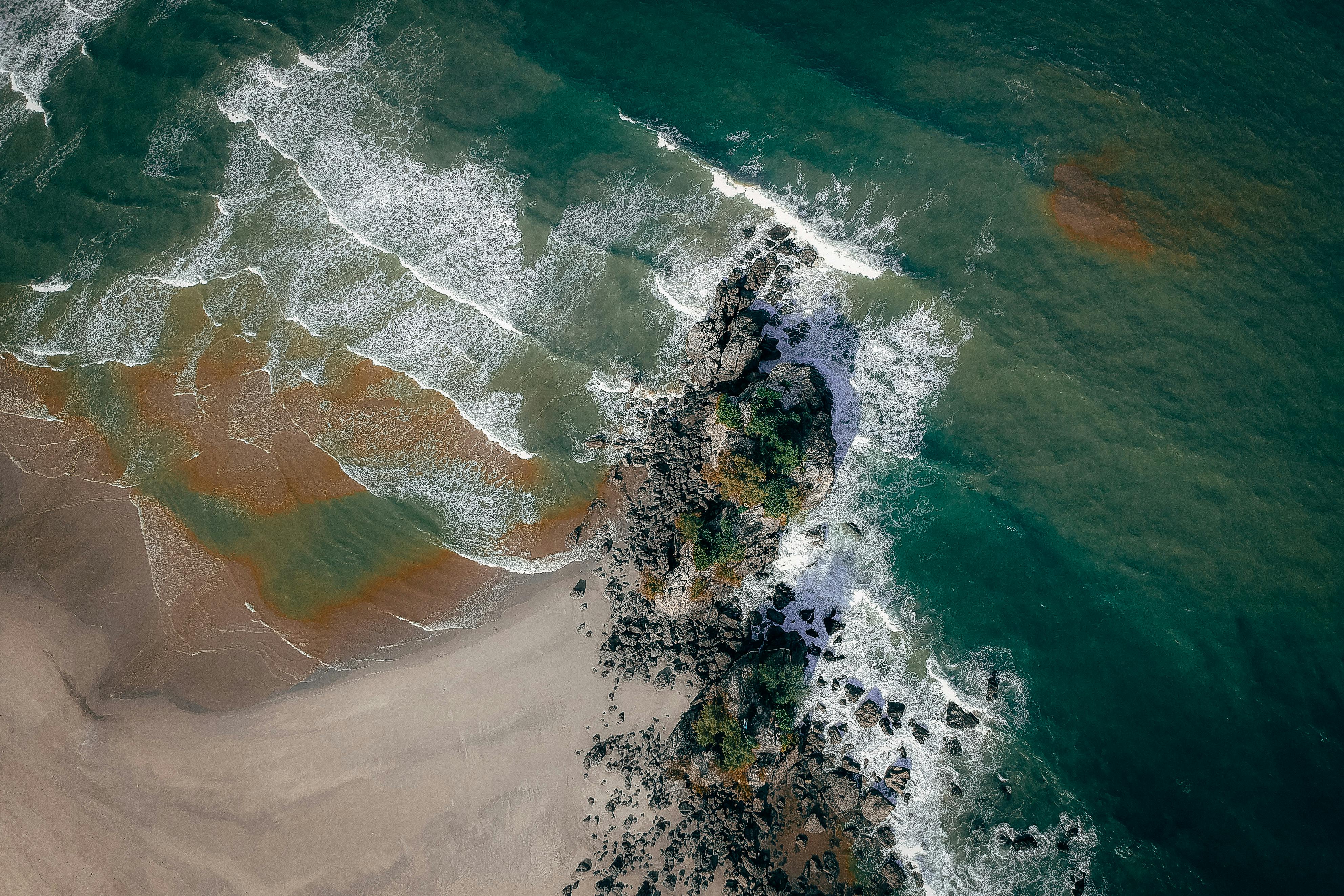 Aerial View of Coastline · Free Stock Photo