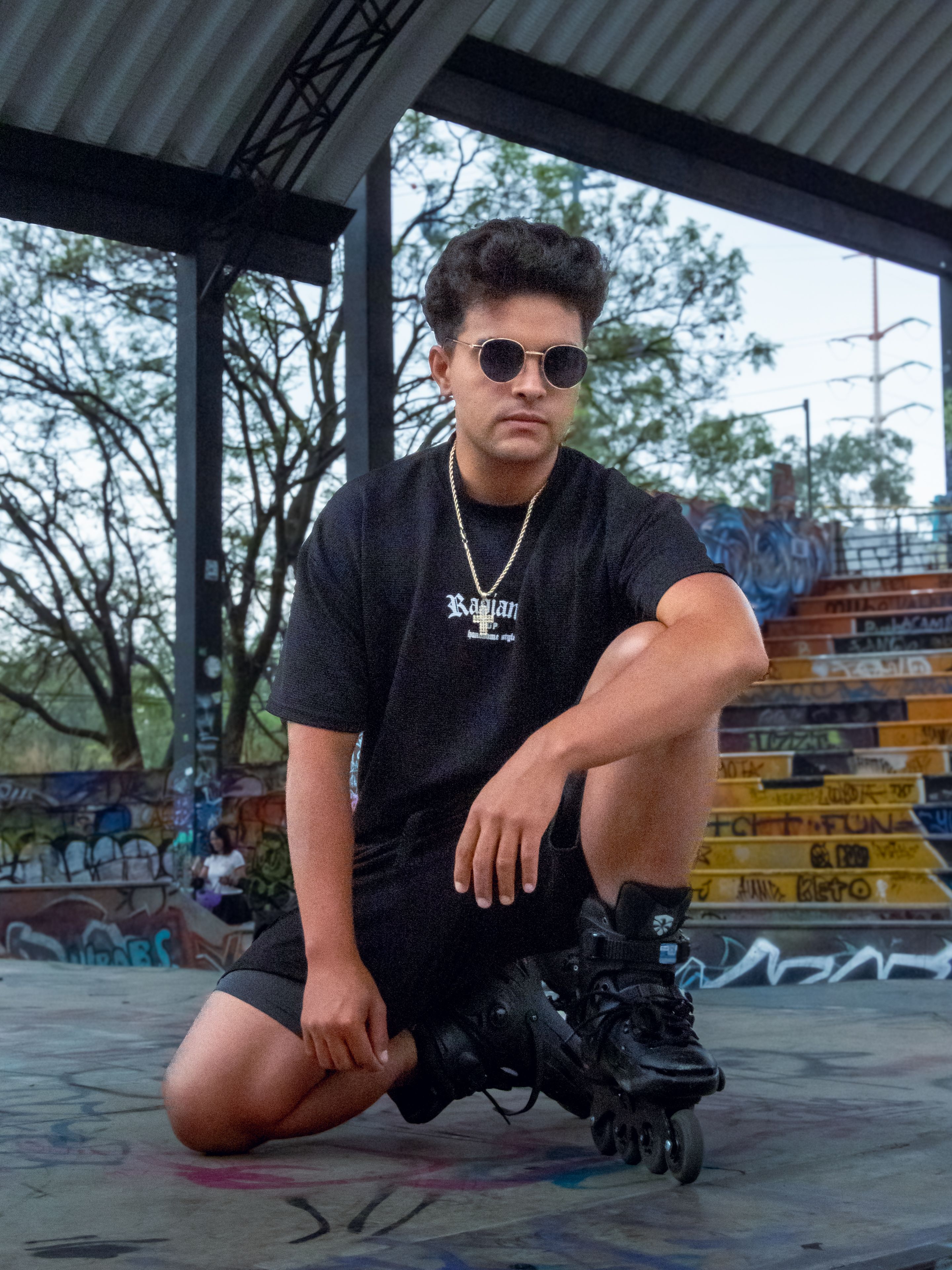 Young skater posing stylishly in Ciudad de México · Free Stock Photo
