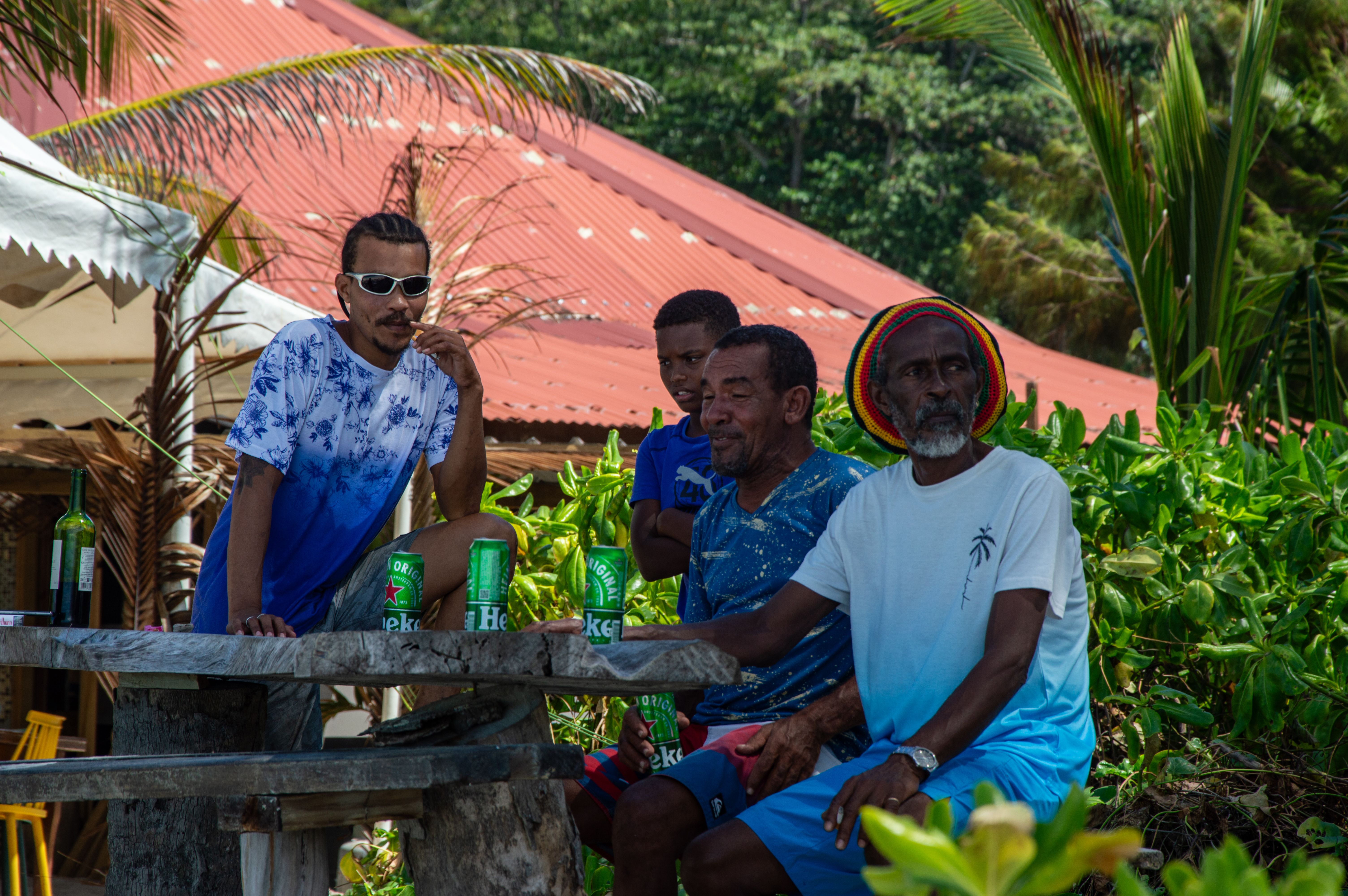 A Group of People Singing on a Beach, Beachcomber Island, Fiji · Free ...