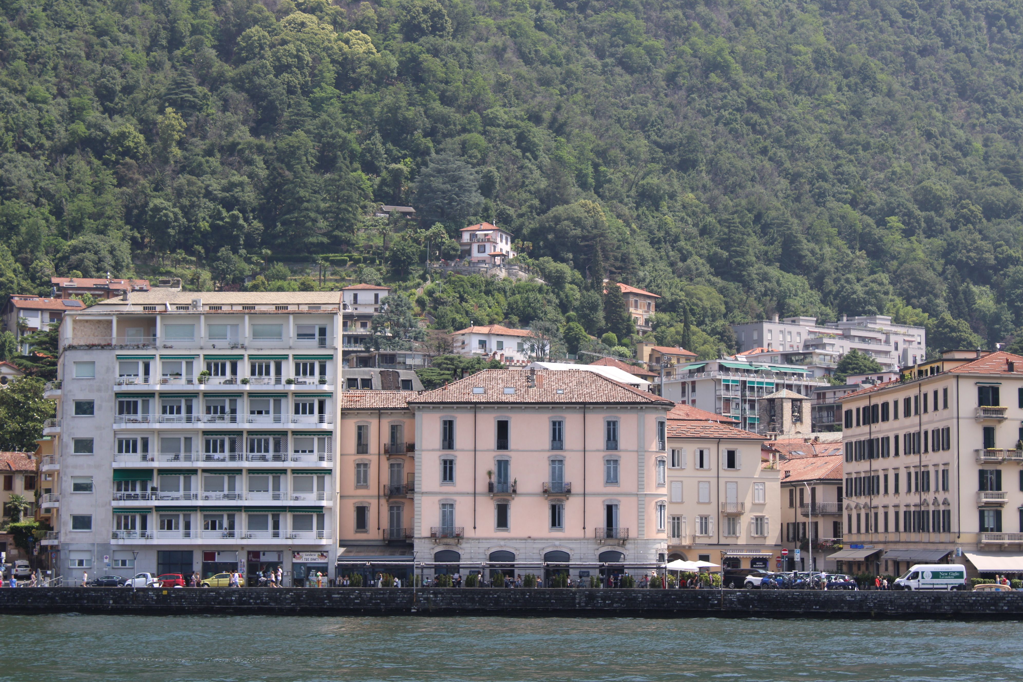 Scenic View of Lake Como Buildings and Hillside · Free Stock Photo