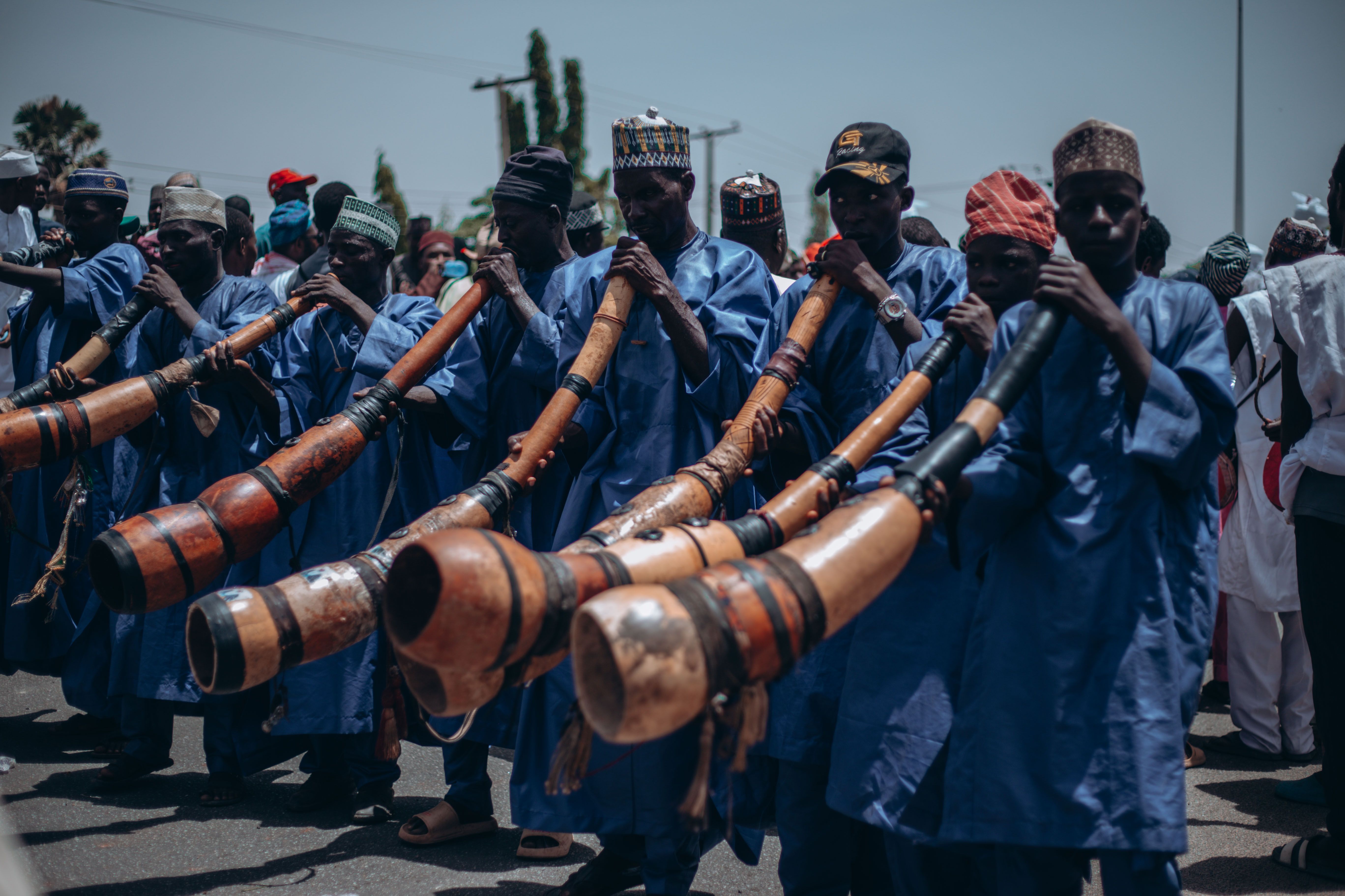 Traditional Musicians Performing at Outdoor Festival · Free Stock Photo