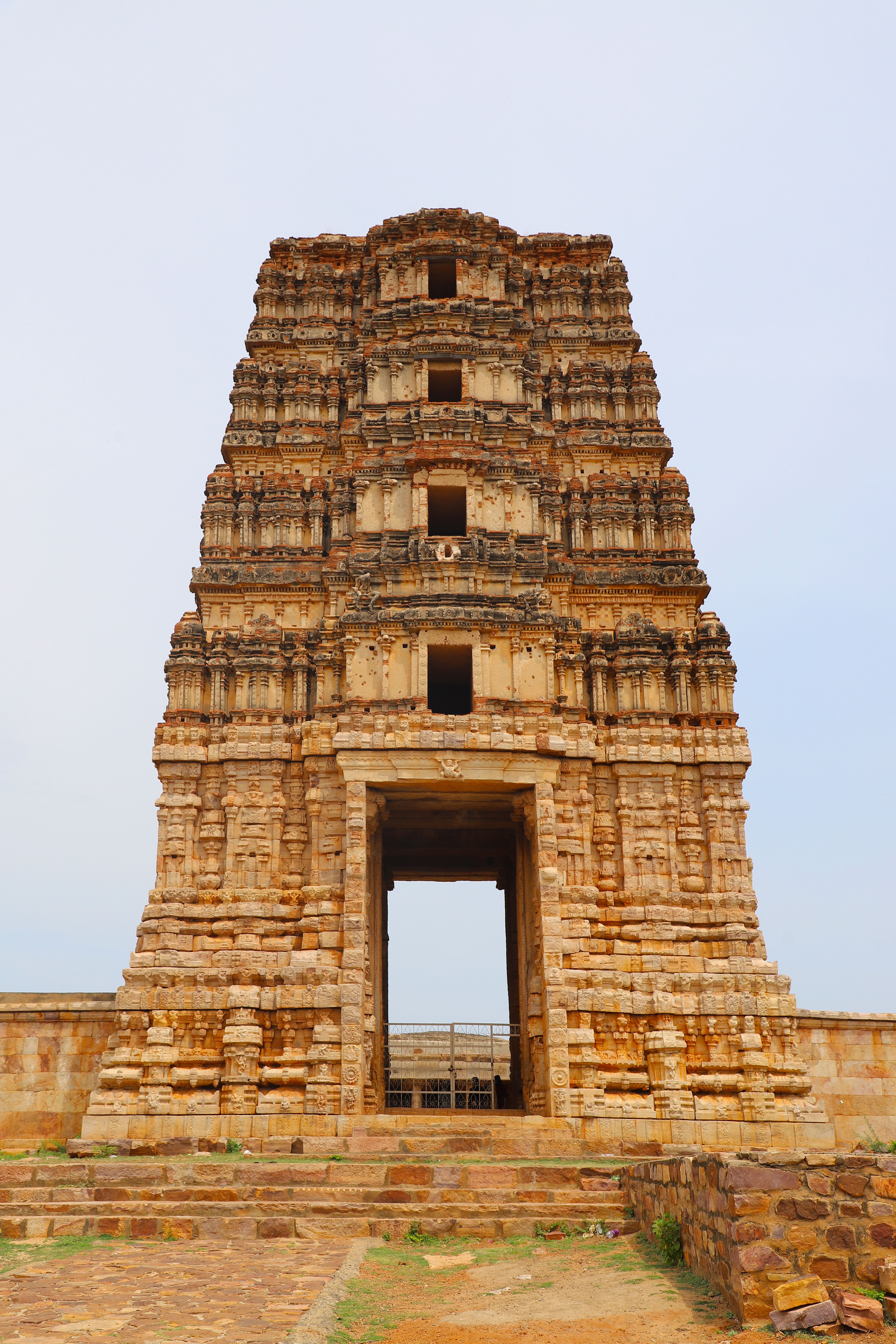 Ancient Stone Temple Tower in Hampi, India · Free Stock Photo