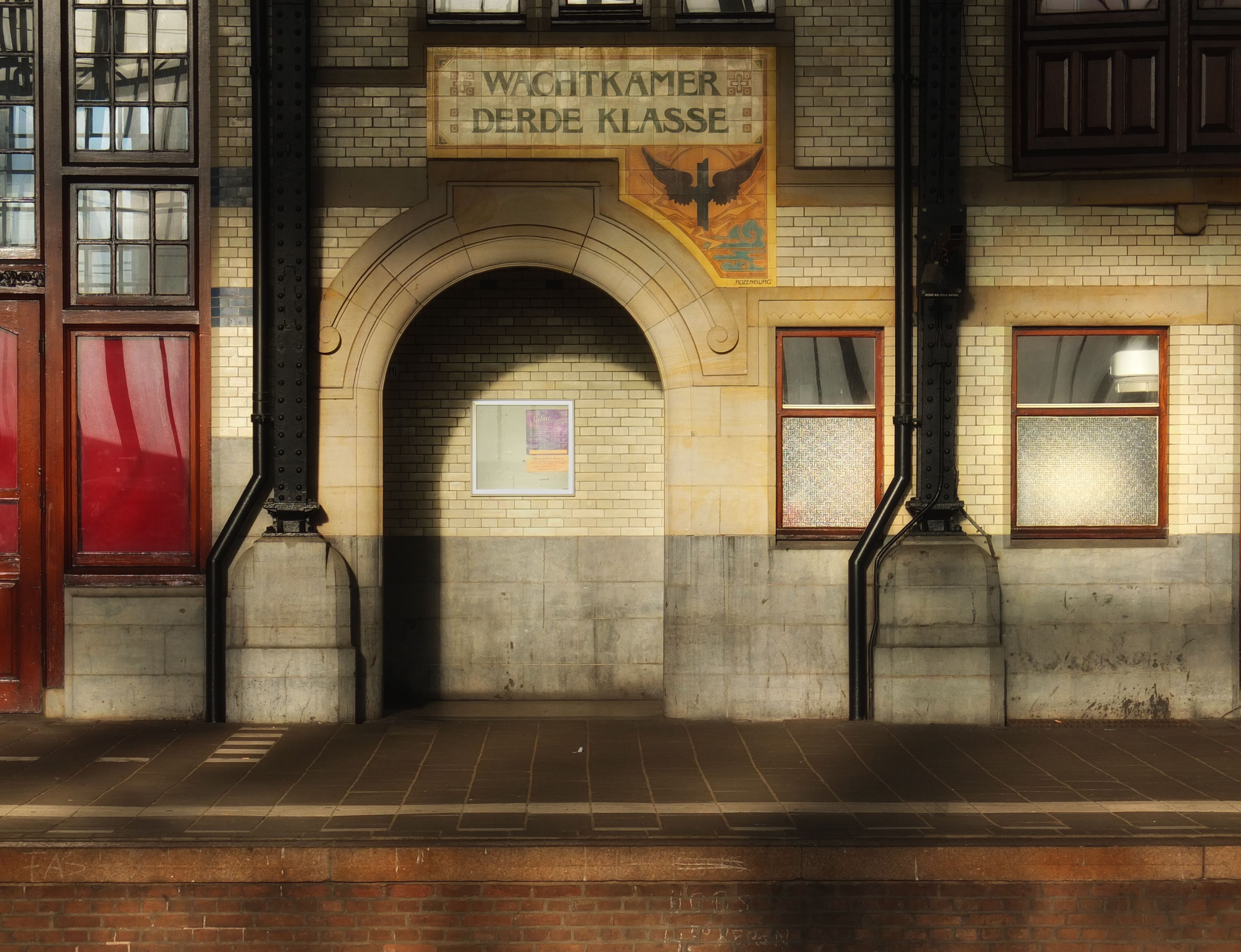 Historic Third-Class Waiting Room at Haarlem Station · Free Stock Photo