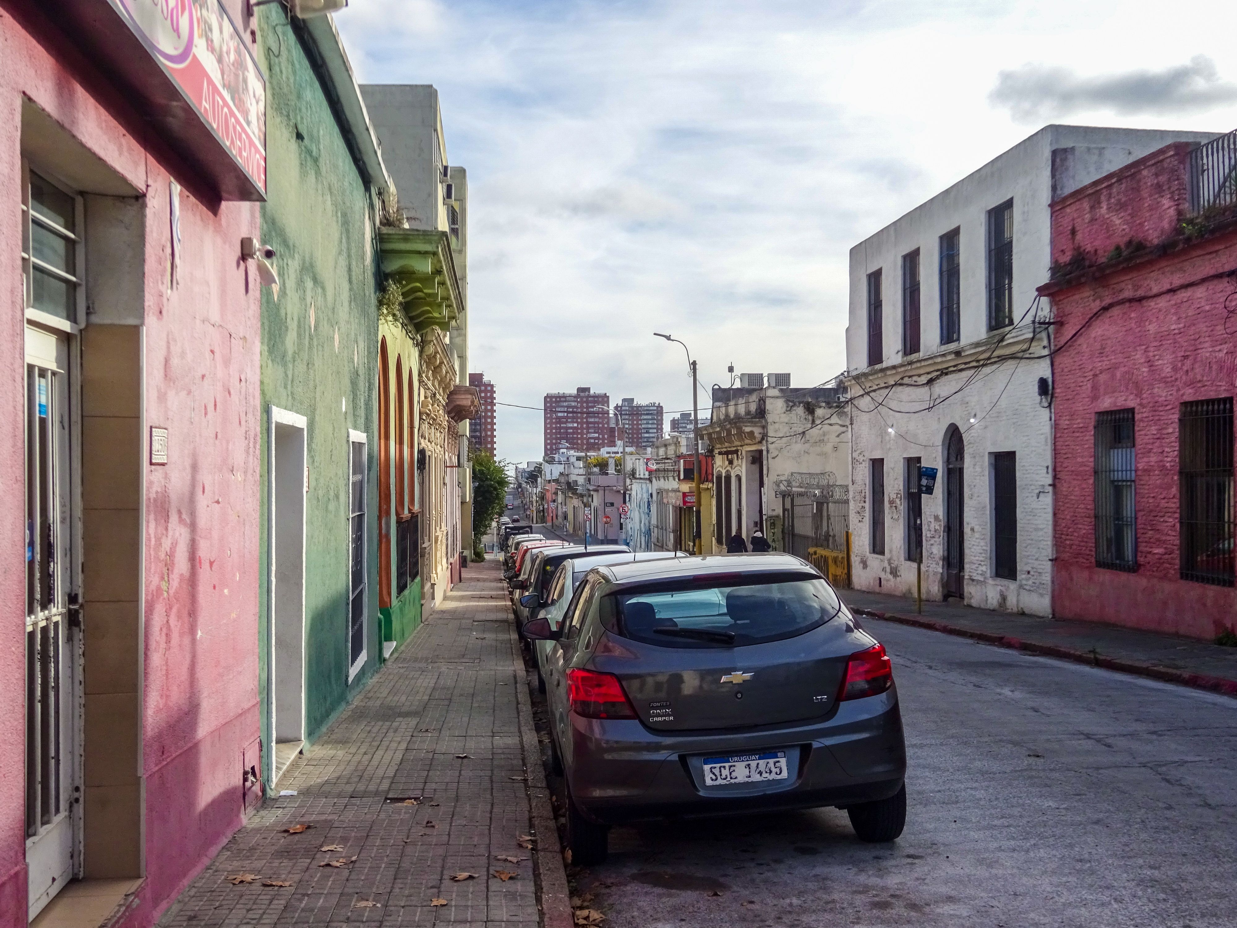 Colorful Street View in Montevideo, Uruguay · Free Stock Photo