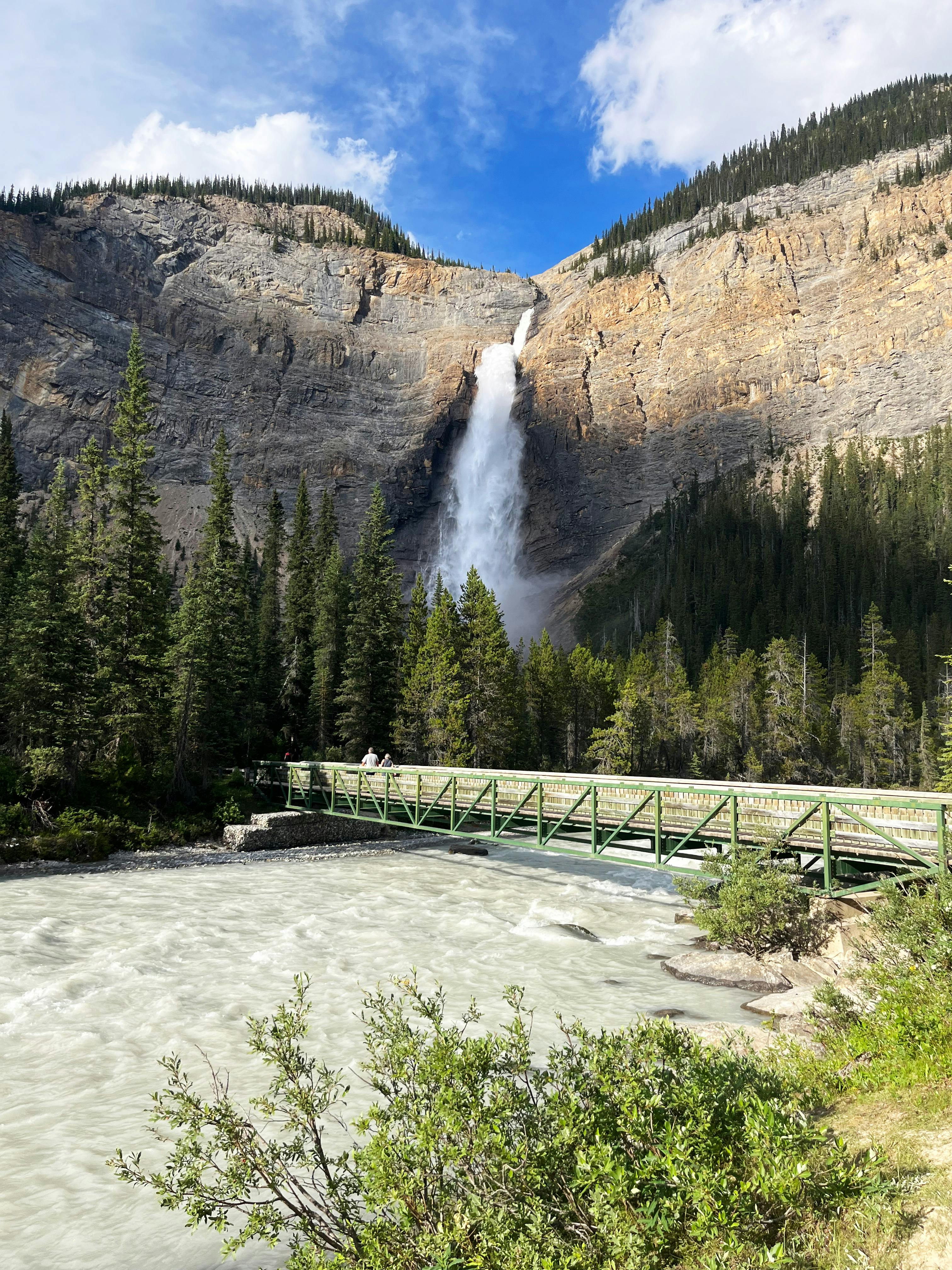 Majestic Waterfall in Yoho National Park · Free Stock Photo