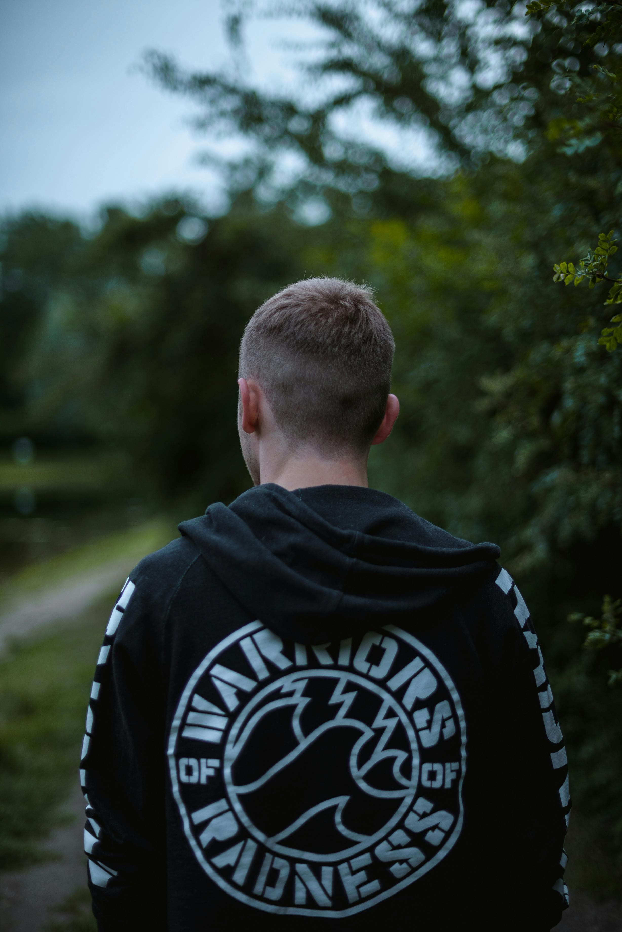 Back View of Man in Hoodie · Free Stock Photo
