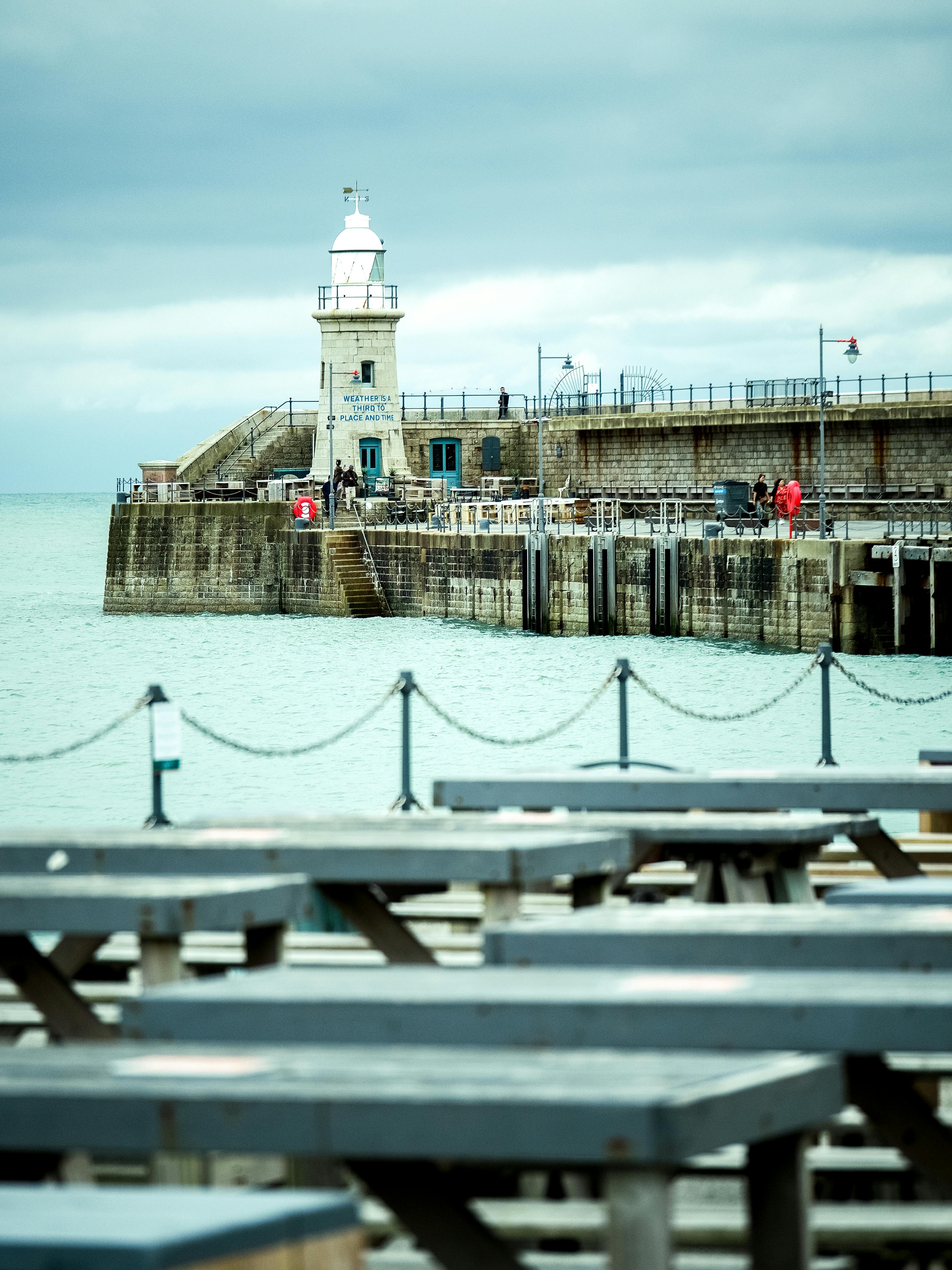 Folkestone Lighthouse and Pier in England · Free Stock Photo