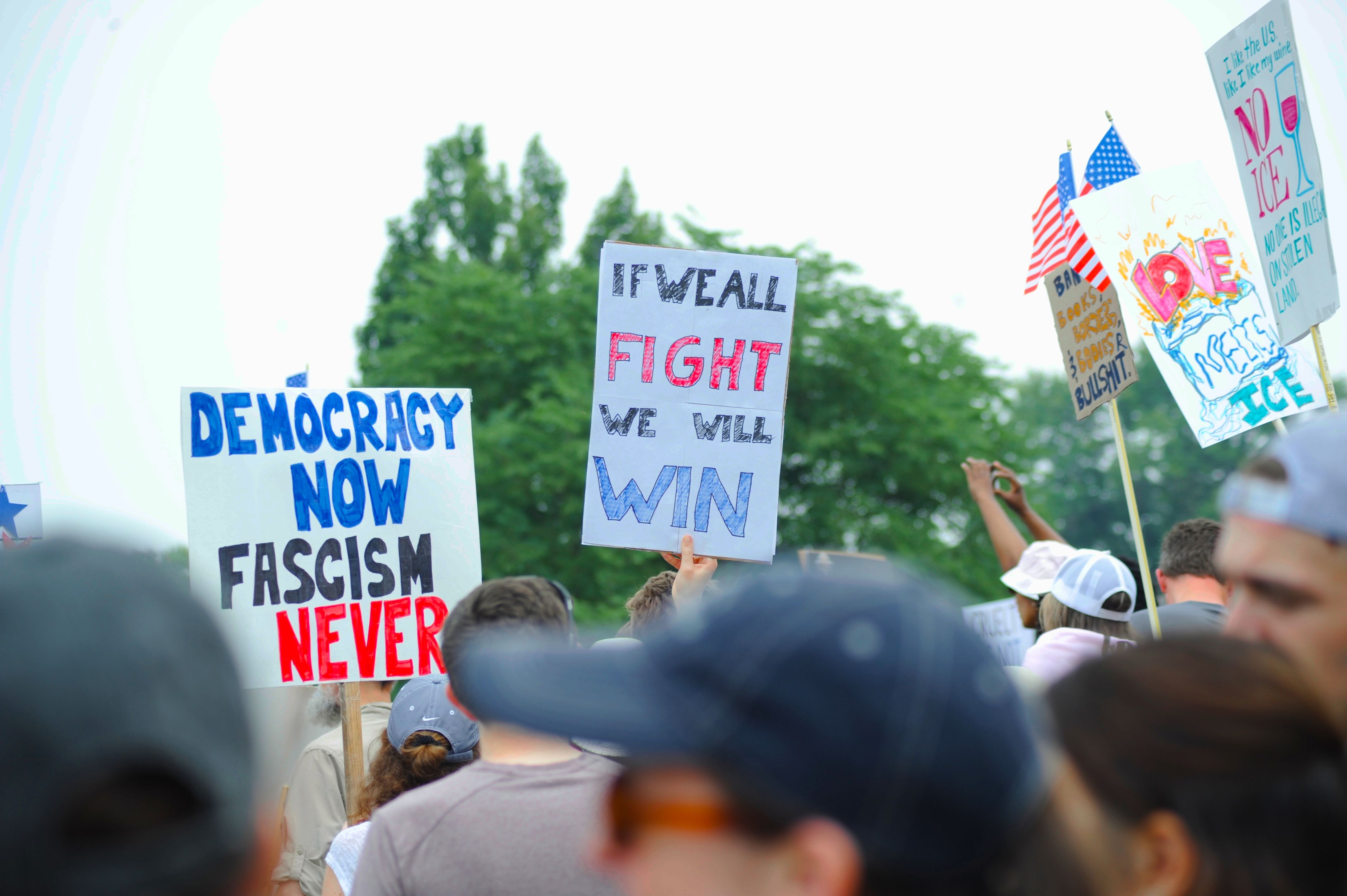 Peaceful Protest Rally in Baltimore Advocating for Democracy · Free ...