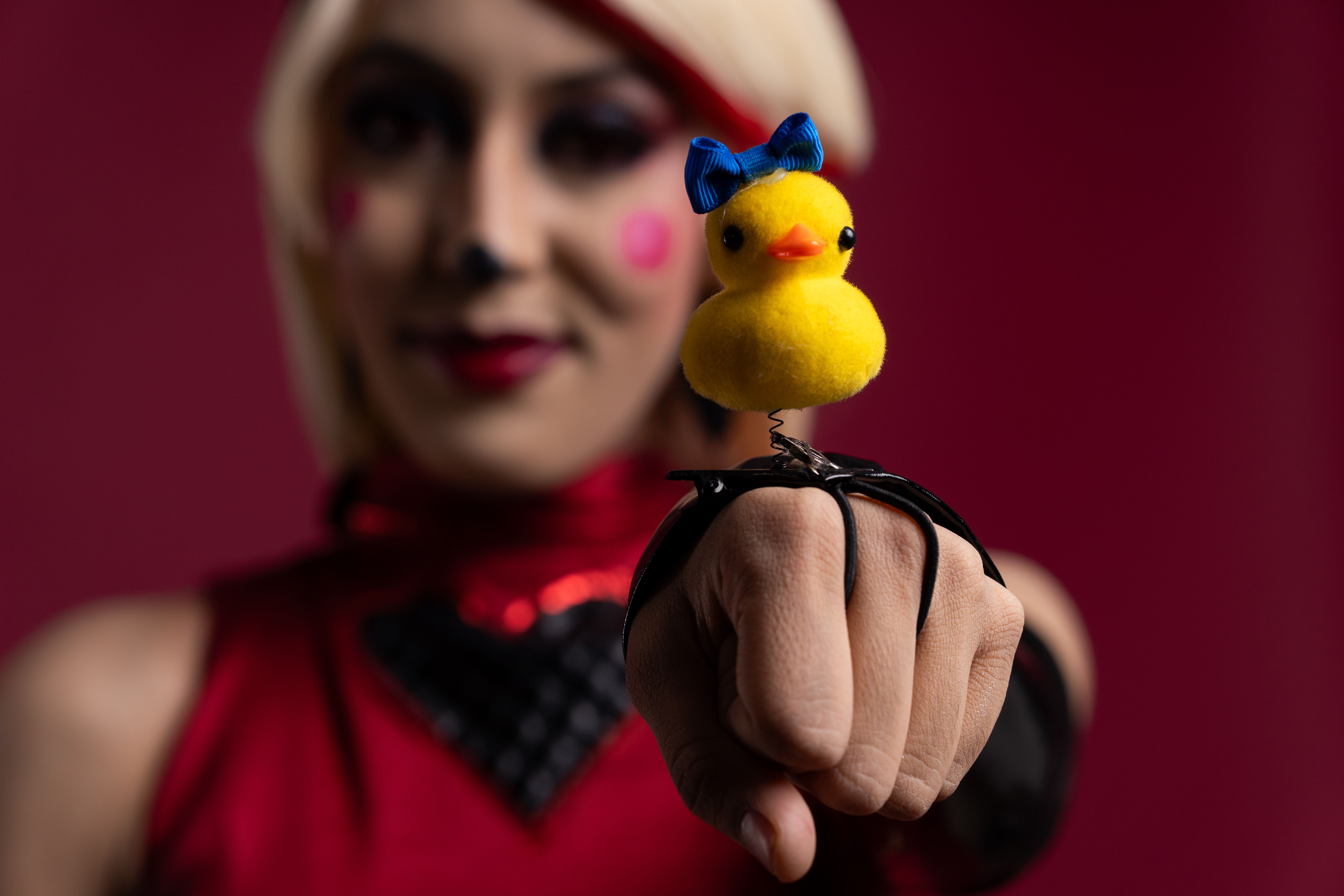 Cosplay with Quirky Duck Accessory · Free Stock Photo