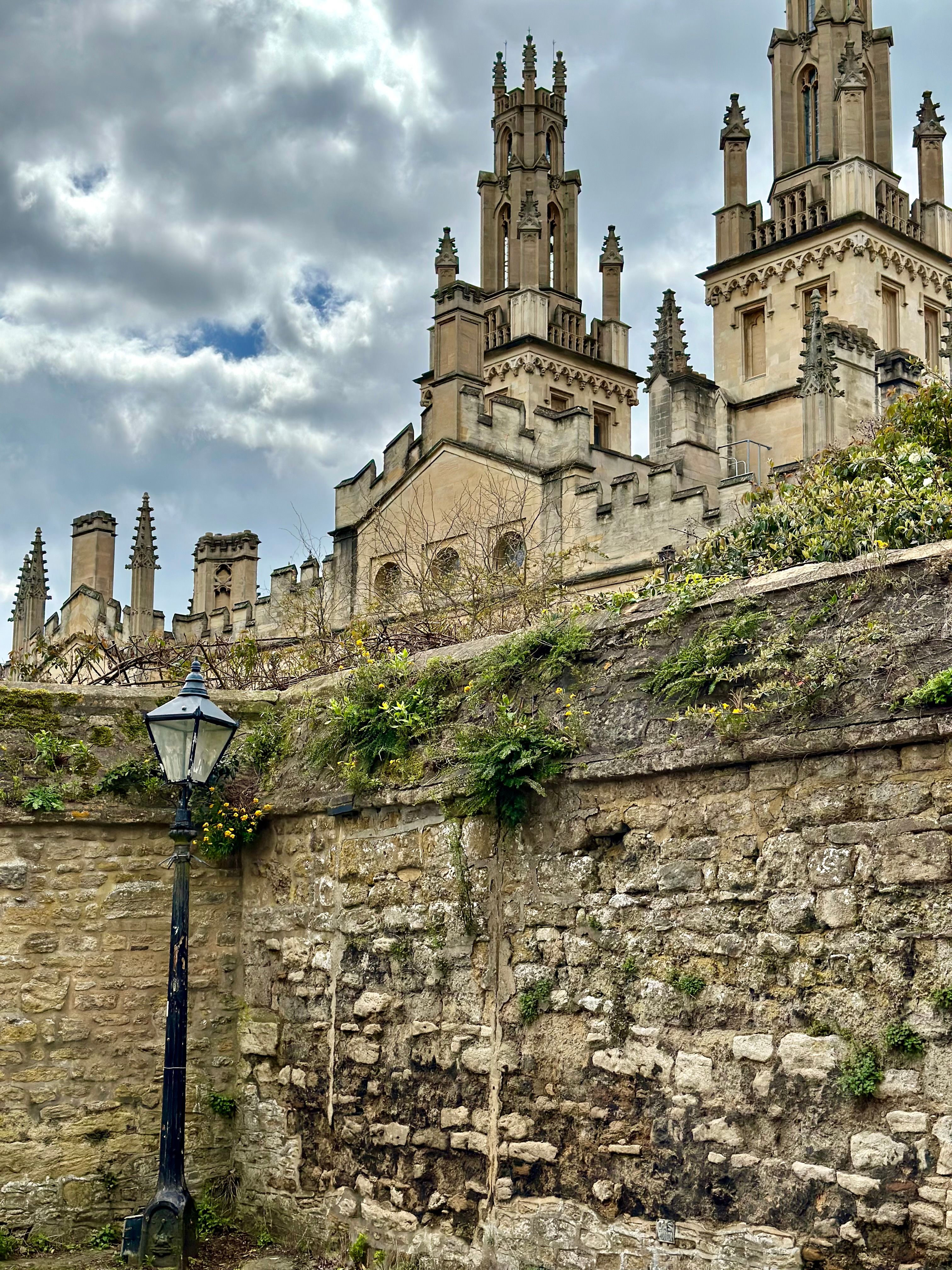Historic Oxford University Architecture Under Cloudy Skies · Free Stock ...