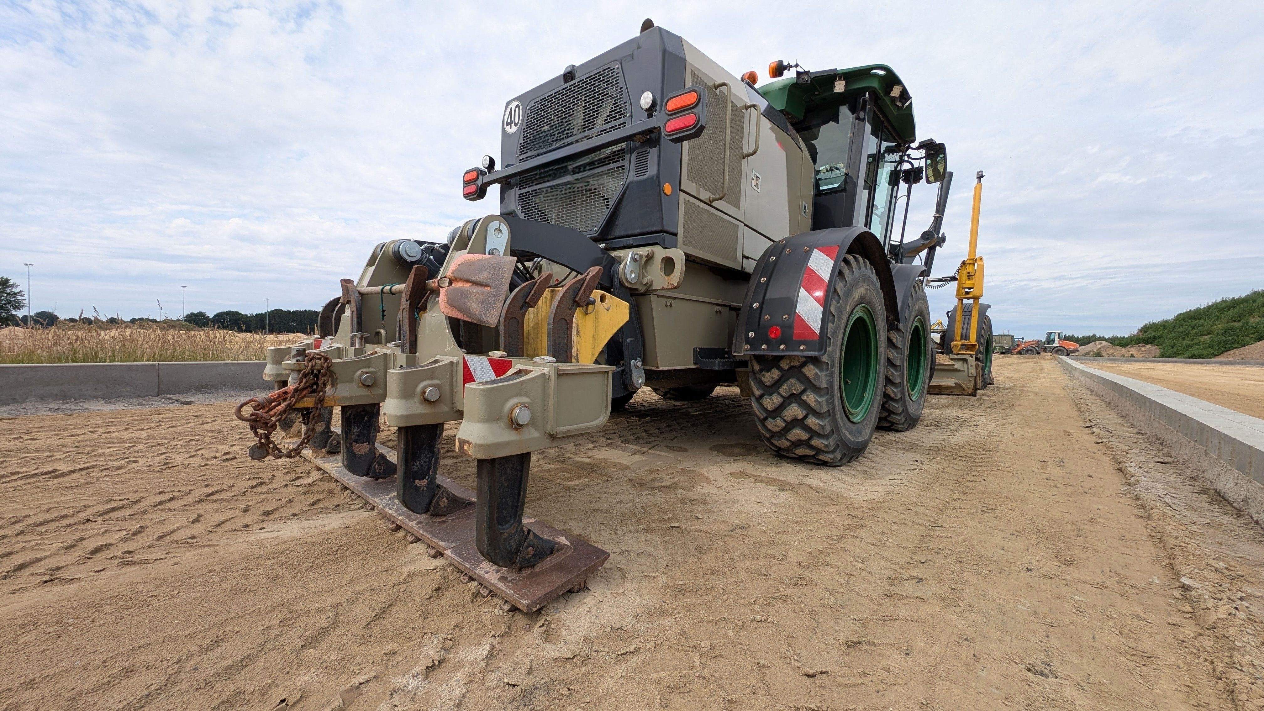 Heavy Machinery on a German Construction Site · Free Stock Photo