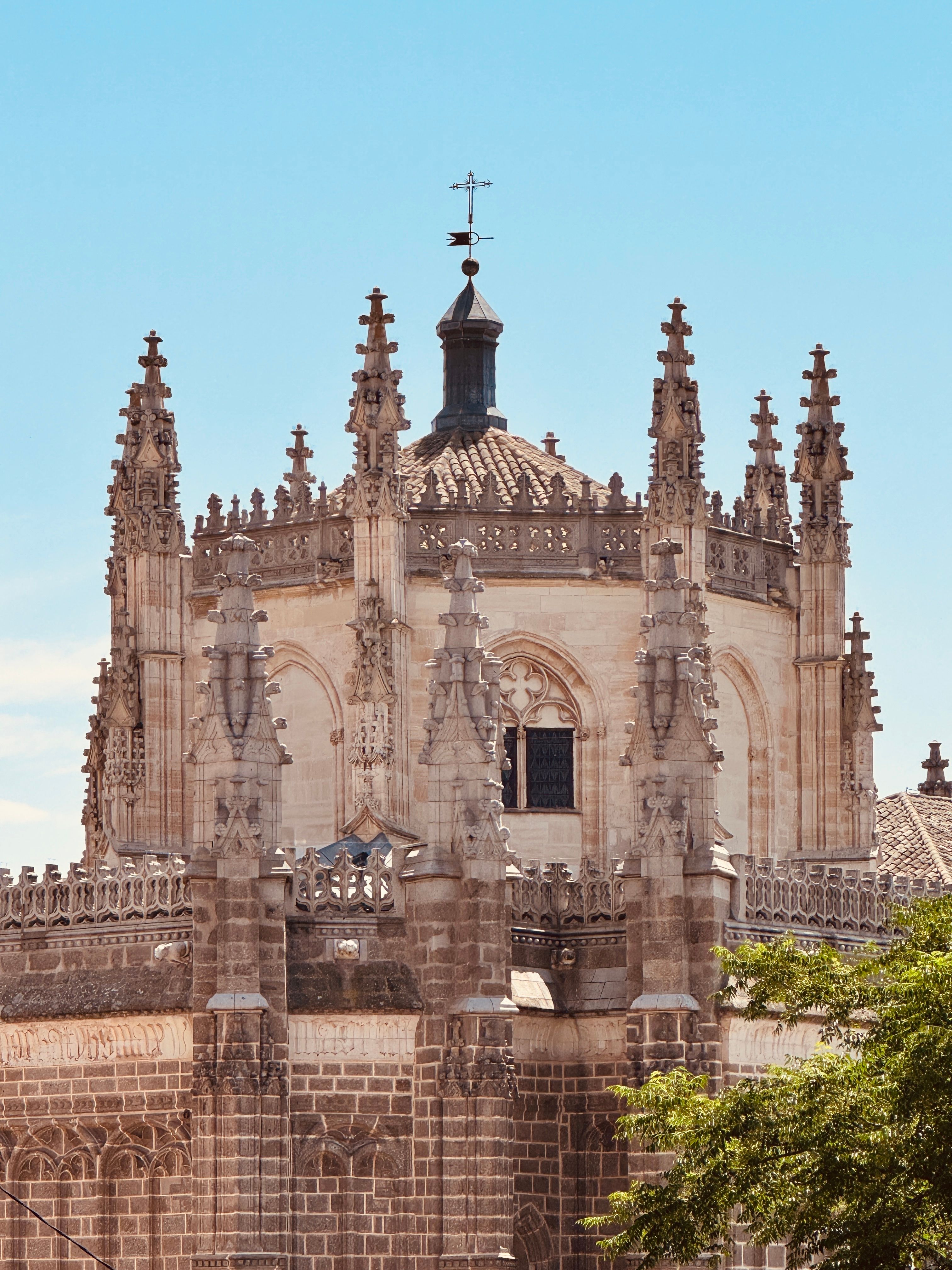 Gothic Architecture of Historic Spanish Cathedral · Free Stock Photo