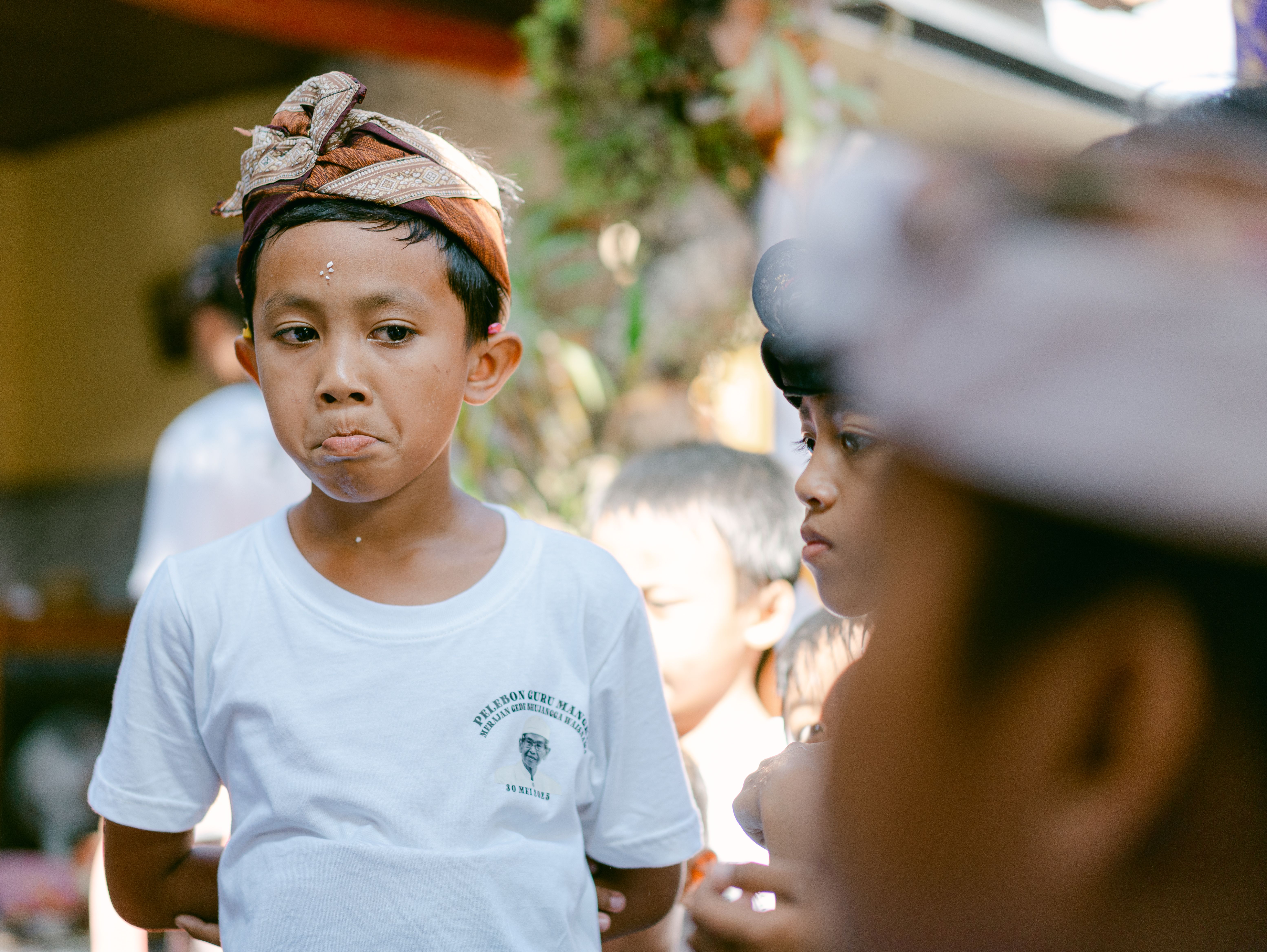 Boys in Traditional Headgear at Cultural Event · Free Stock Photo