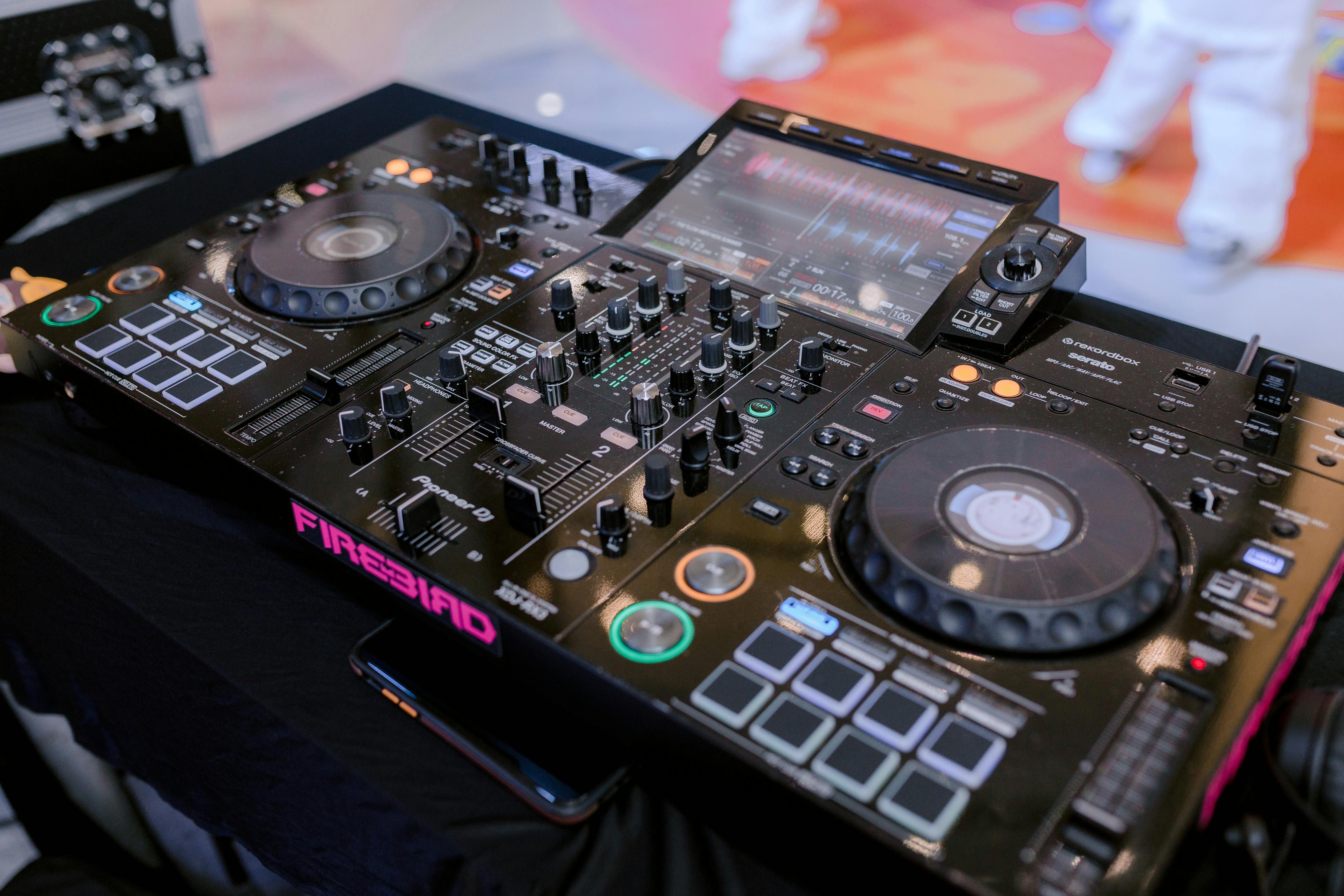 Professional DJ Equipment Setup at Event · Free Stock Photo