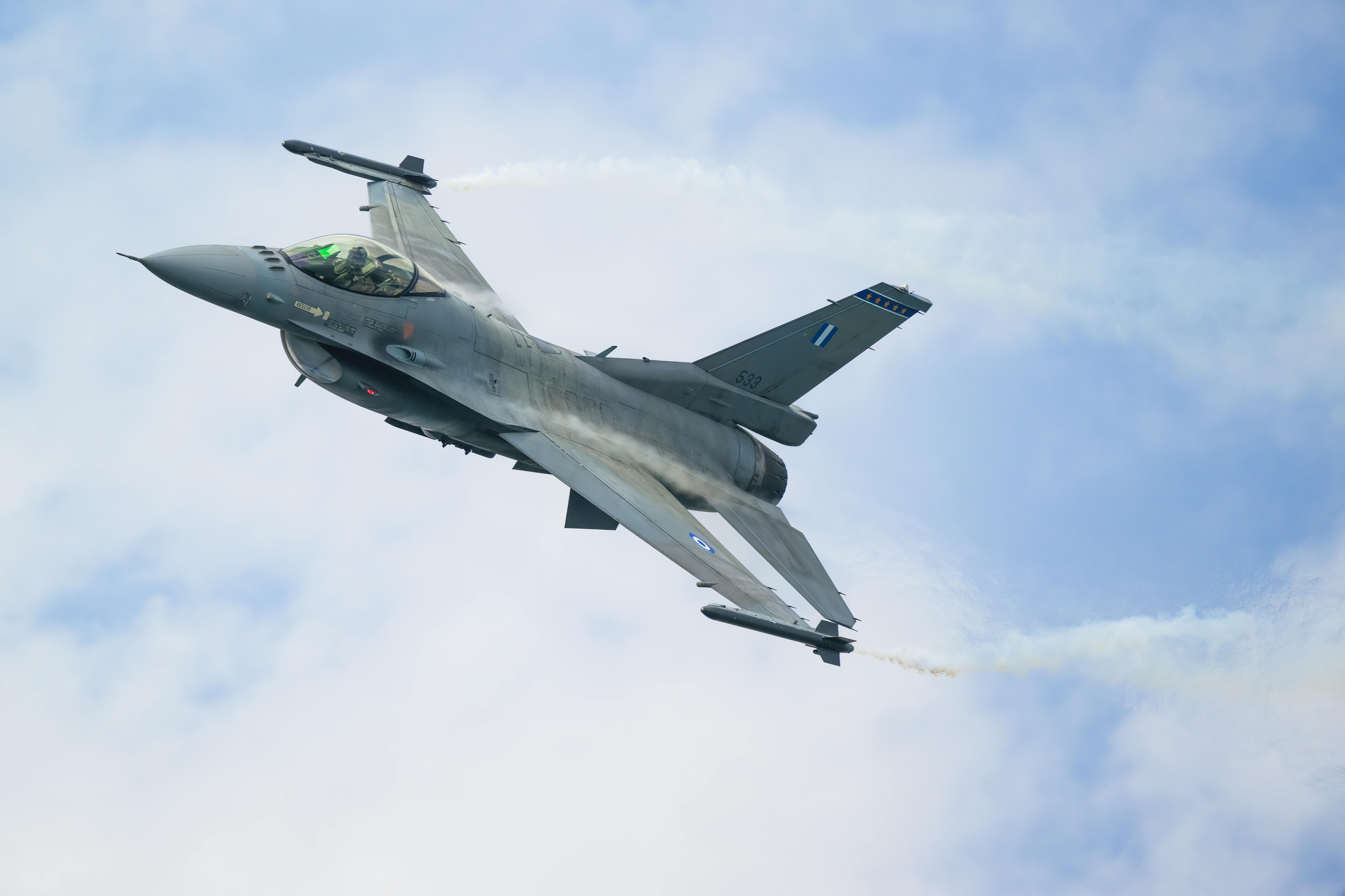 Grey Fighter Jet Flying · Free Stock Photo