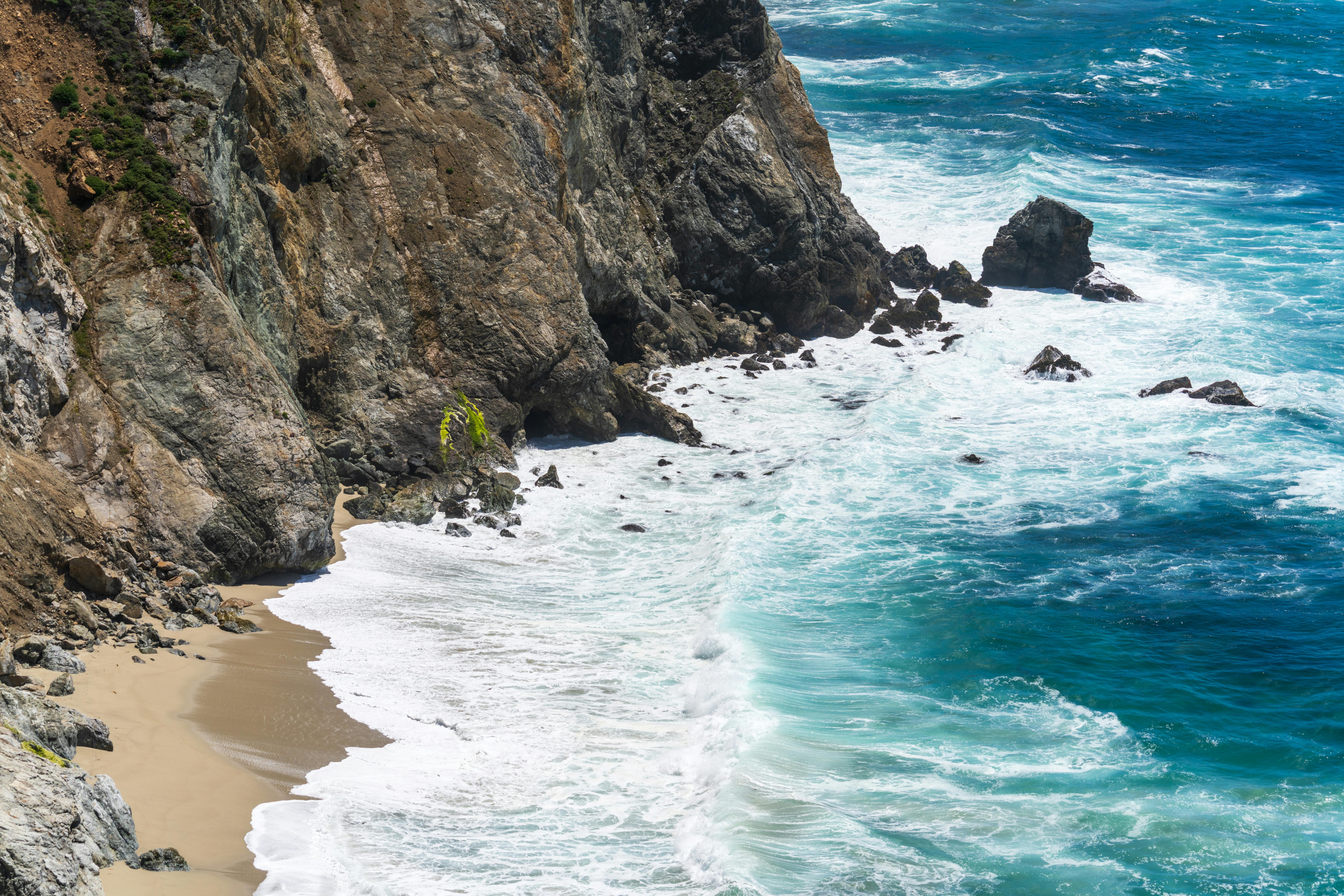 Stunning Coastal Cliffs of Monterey, California · Free Stock Photo
