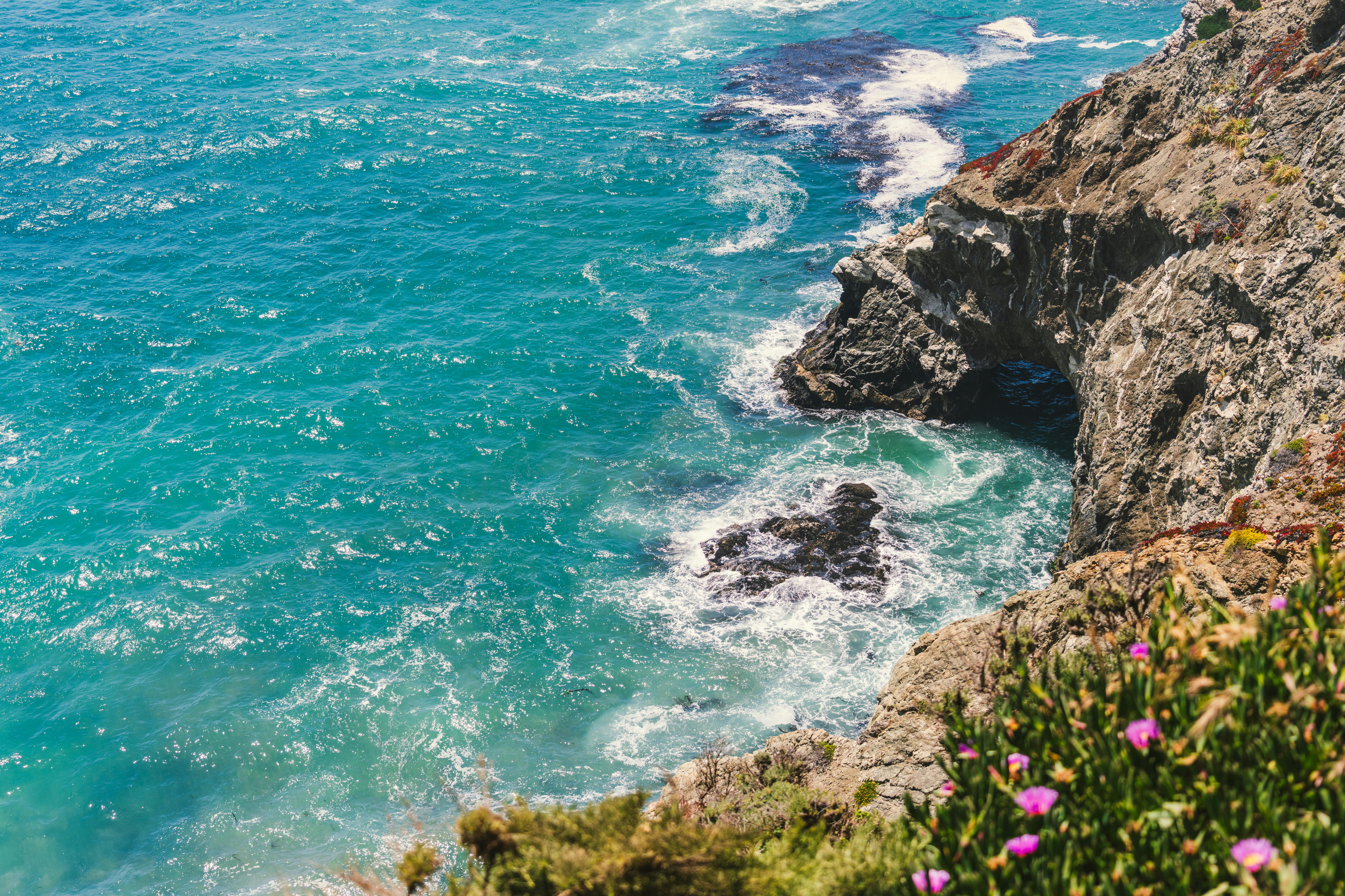 Stunning Coastal Cliffs in Monterey, California · Free Stock Photo