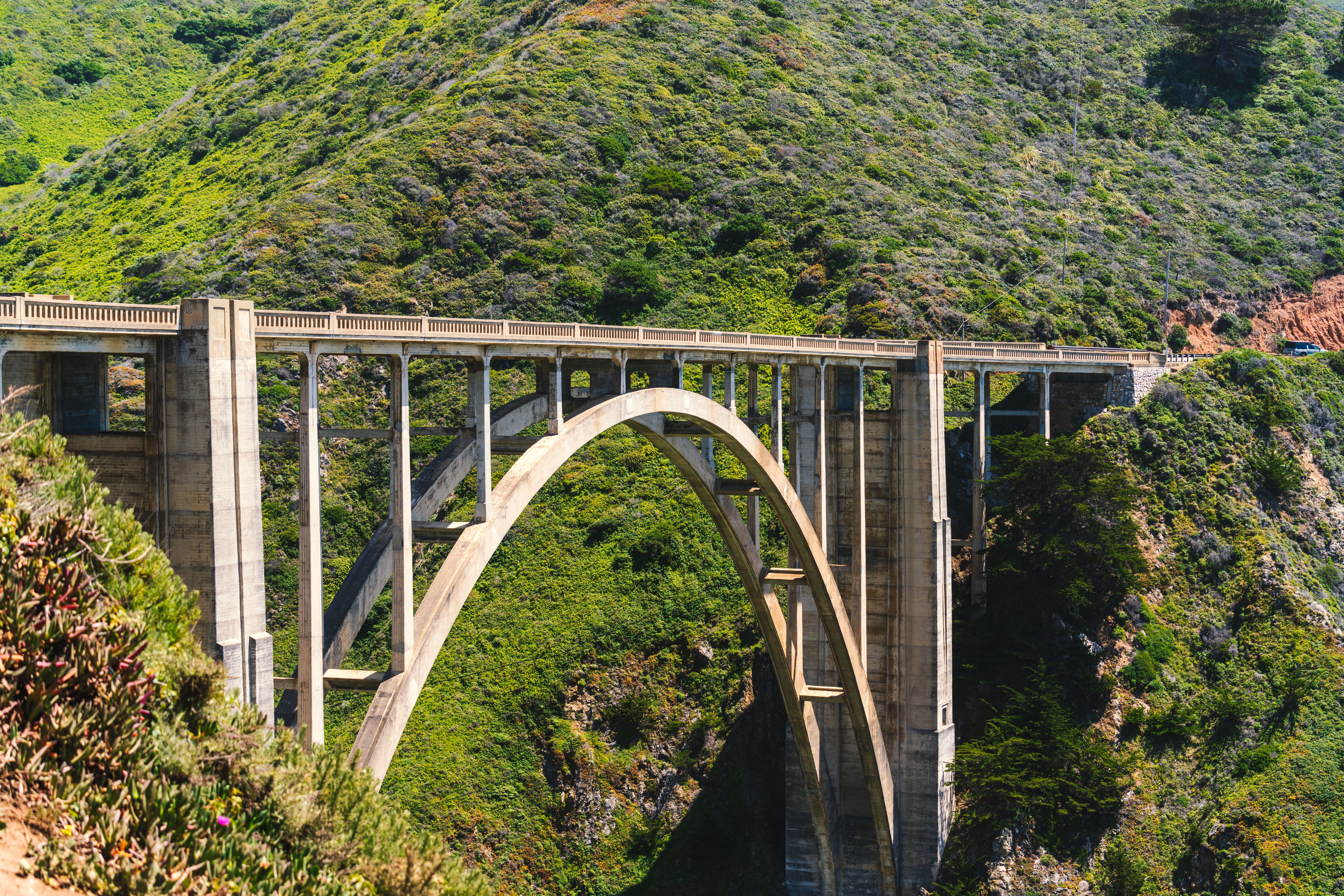 Bixby Creek Bridge on Scenic Highway 1 · Free Stock Photo