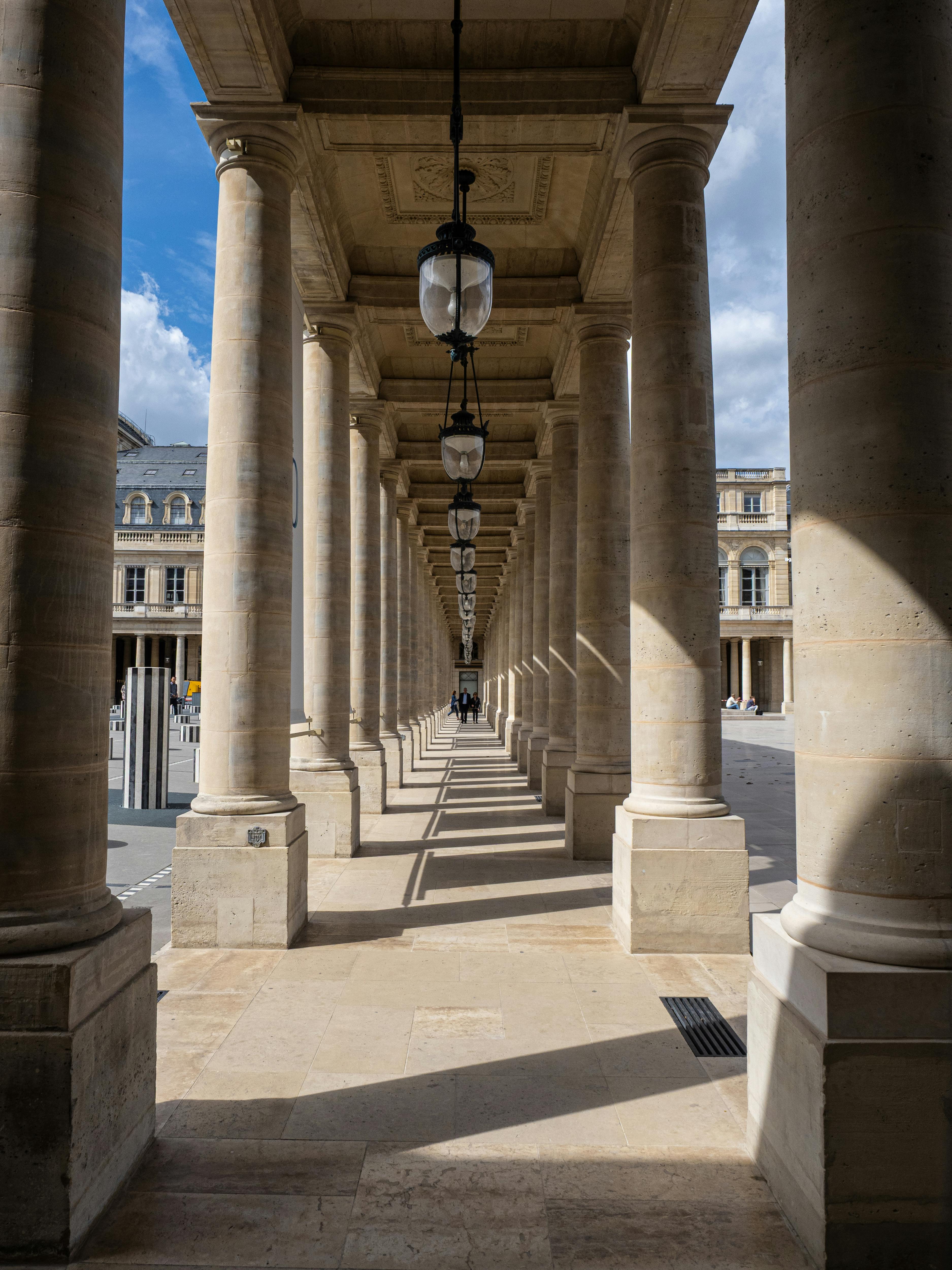 Palais Royal Columns in Paris, France · Free Stock Photo