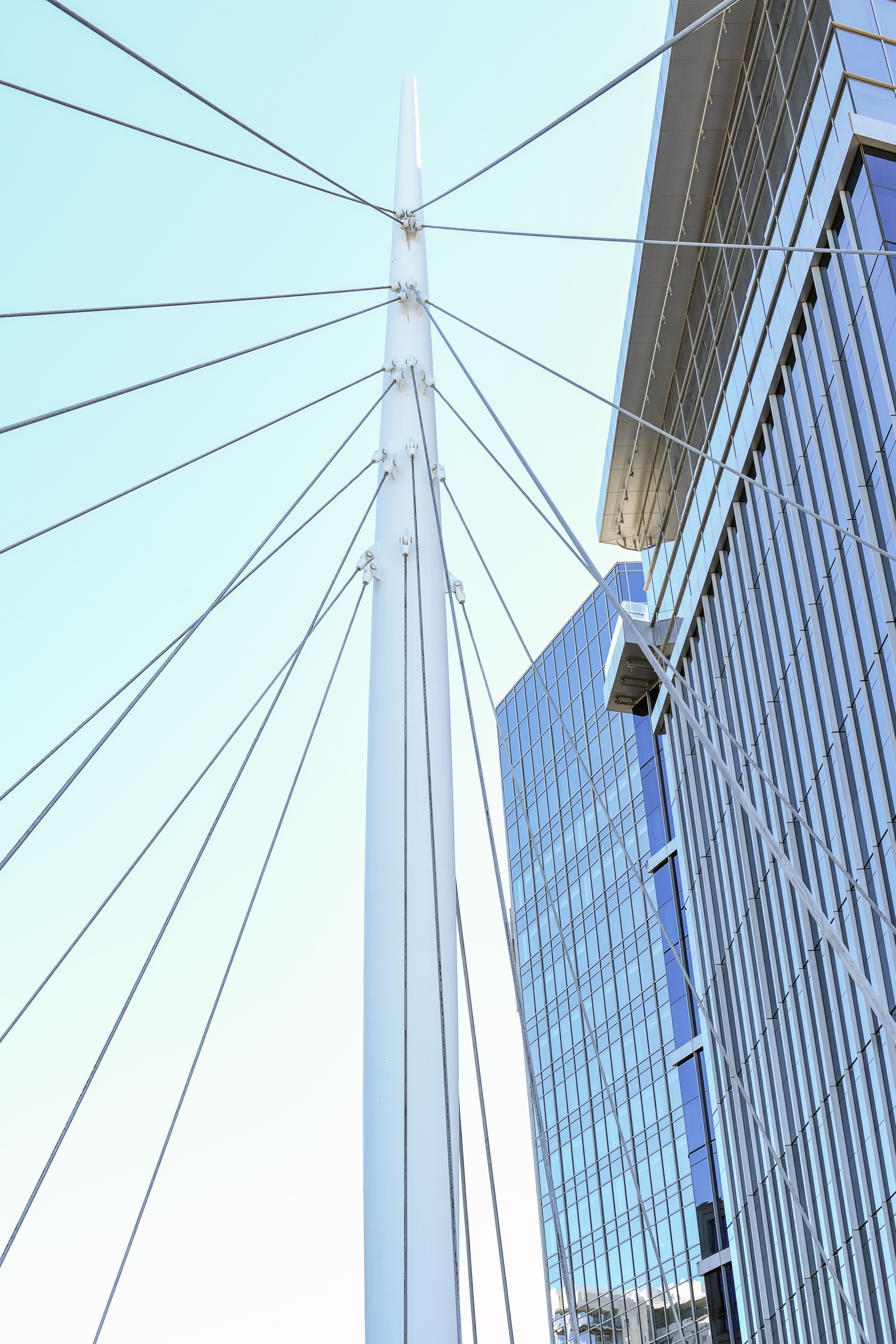 Modern Architectural Design with Steel Beam and Glass Building · Free ...
