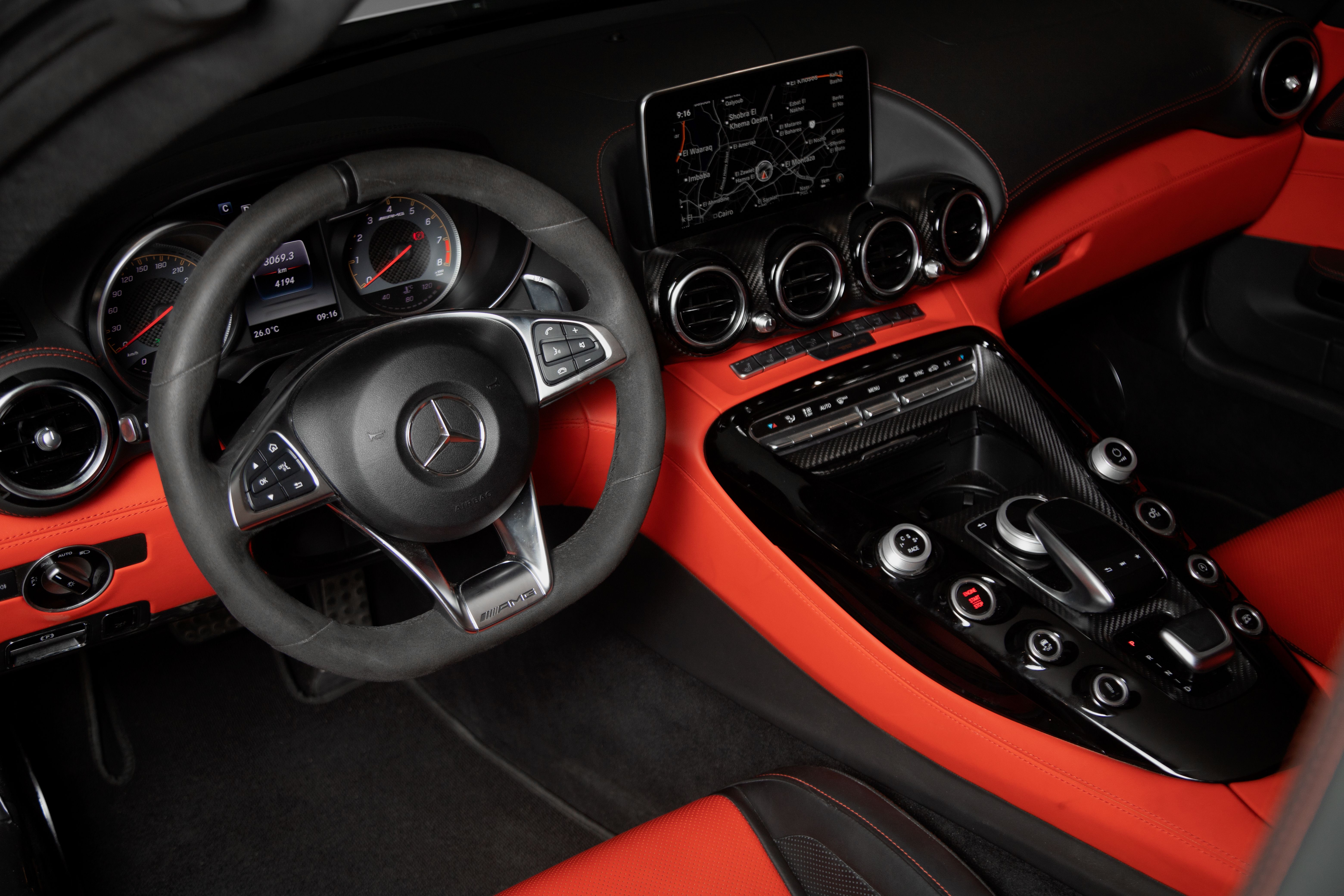 Luxury Car Interior with High-End Dashboard · Free Stock Photo