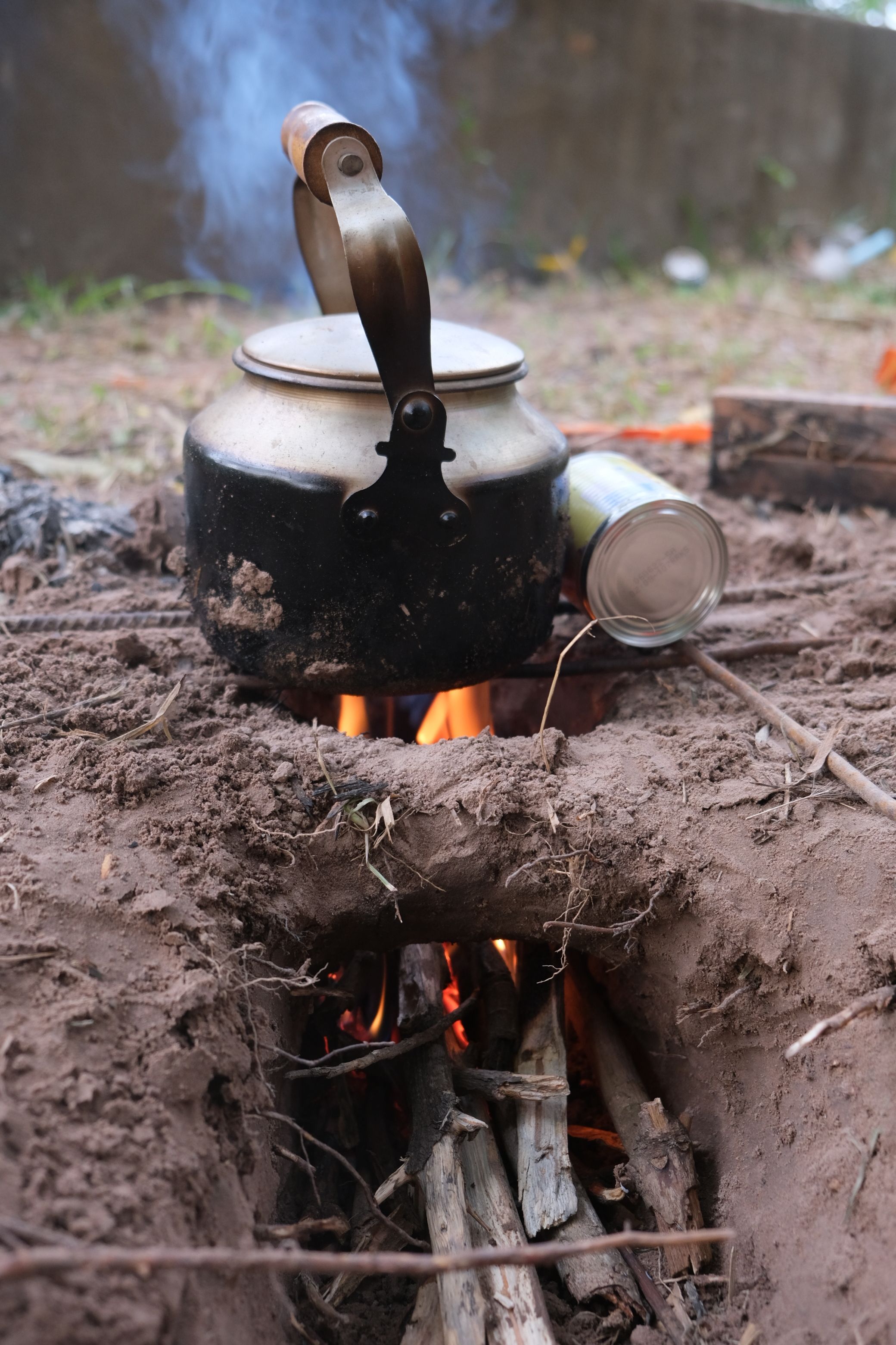 Traditional Outdoor Campfire Cooking in Cambodia · Free Stock Photo