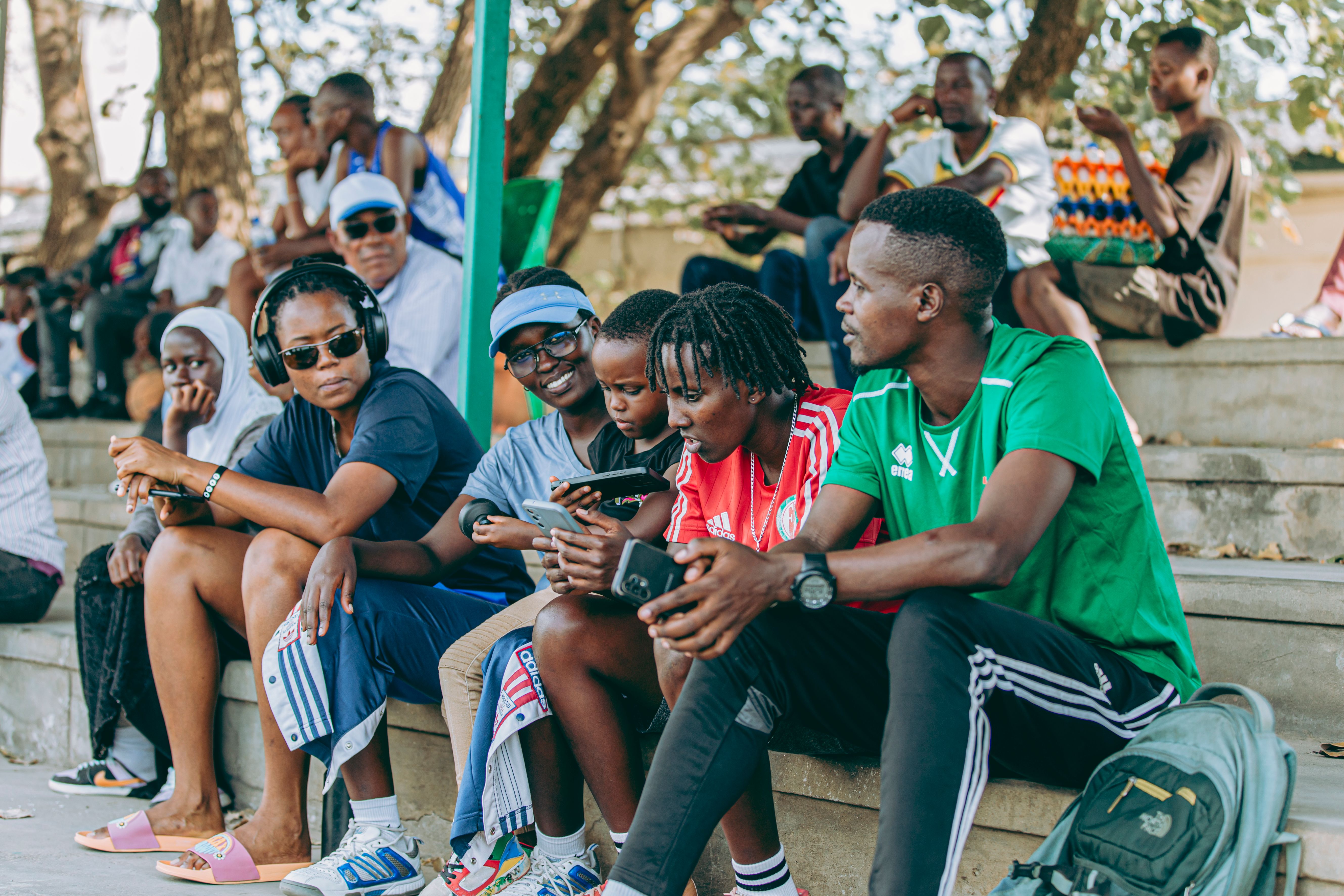 Group of People Socializing Outdoors at Event · Free Stock Photo