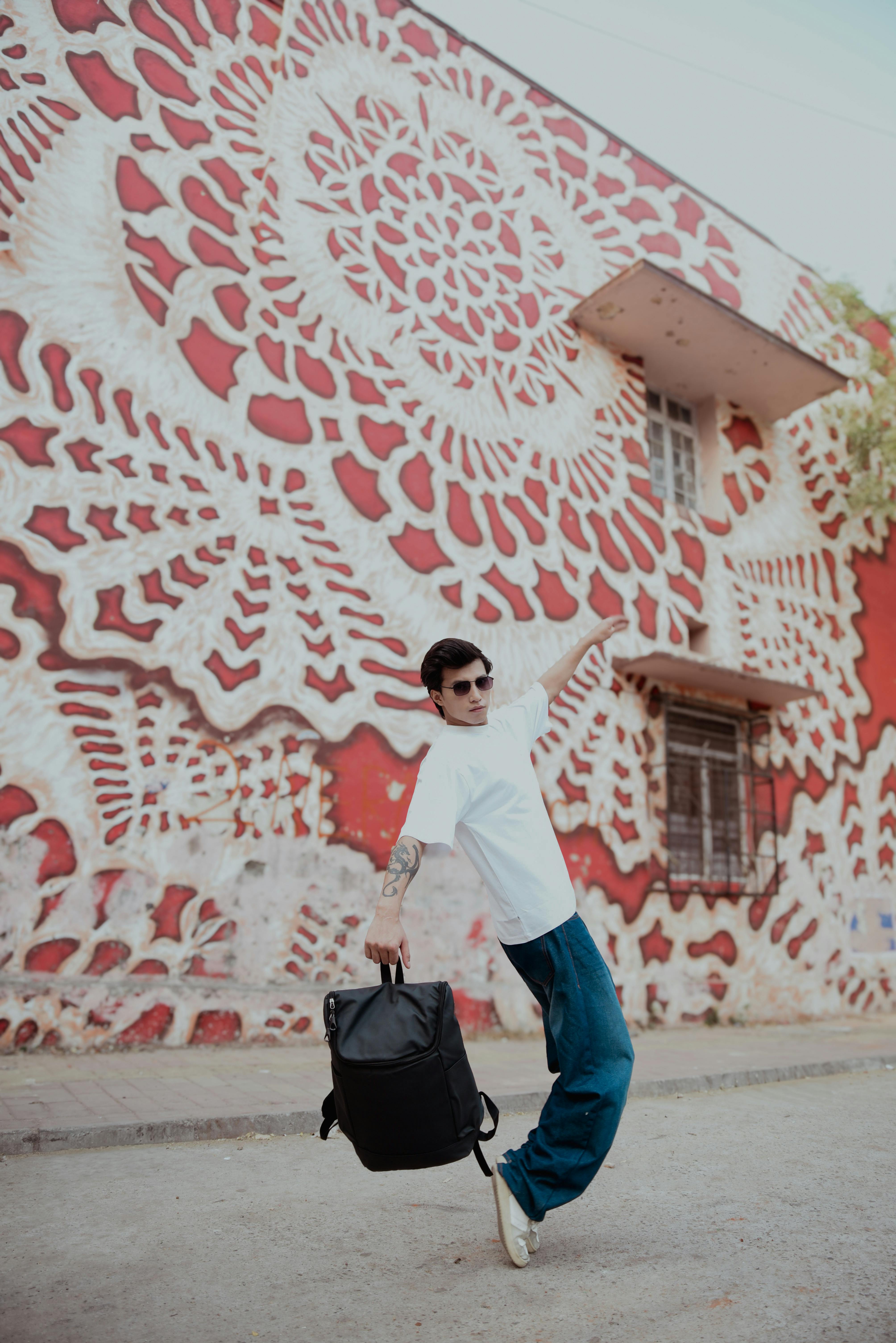 Dynamic Street Art Dance with Young Man · Free Stock Photo