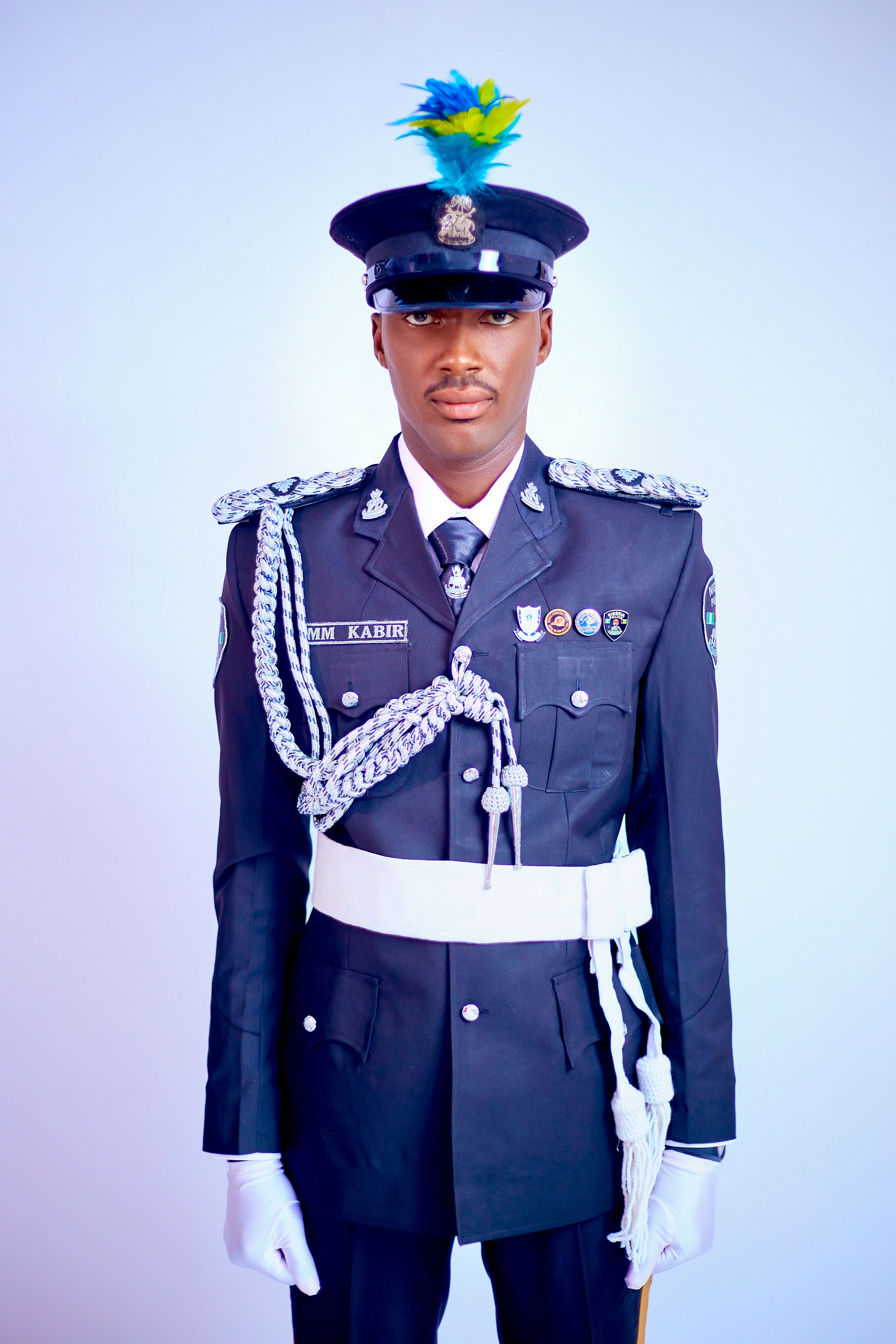 Police Officers in Formal Uniforms in Garden Setting · Free Stock Photo