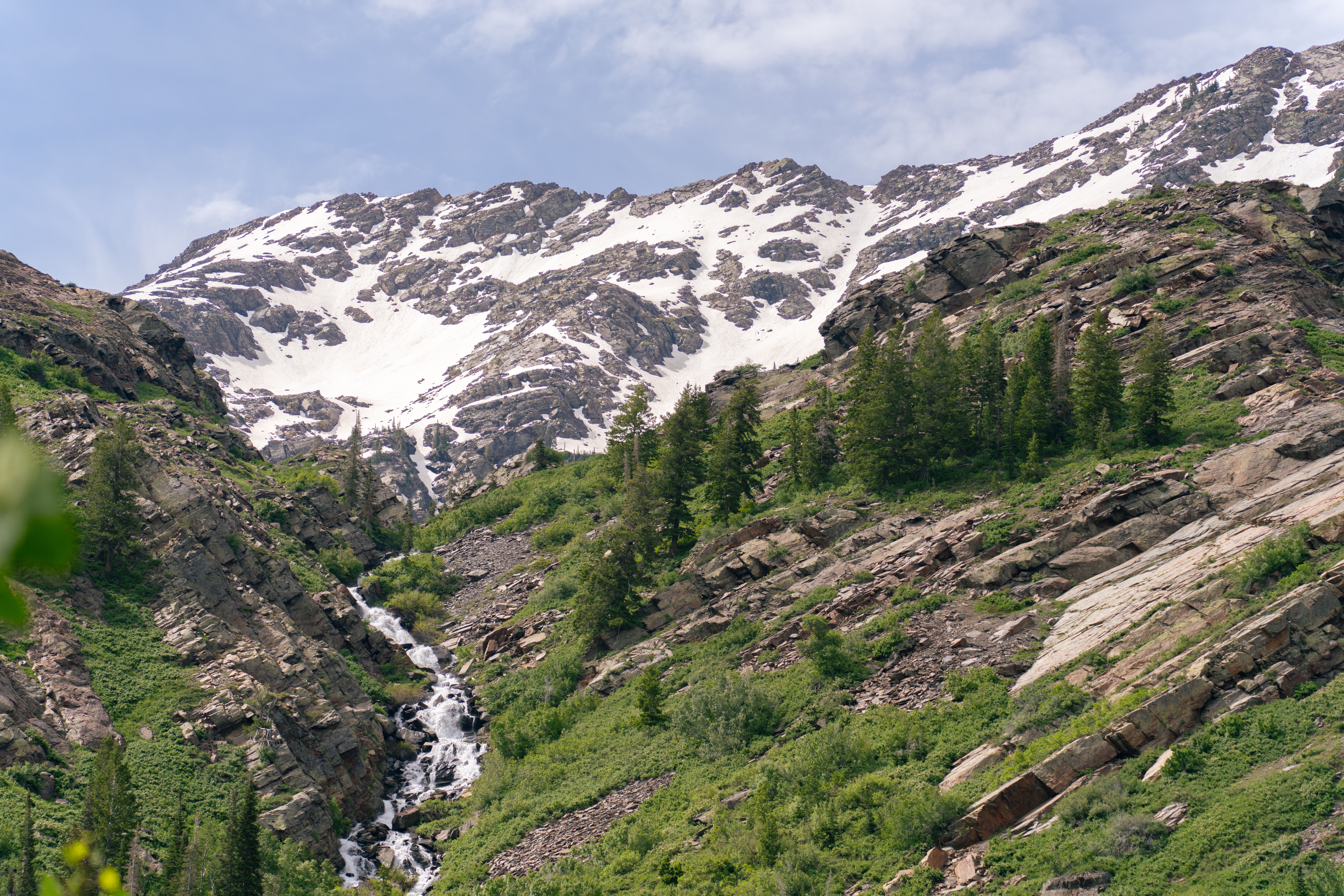 Breathtaking Snow-Covered Peaks in Wasatch Mountains · Free Stock Photo