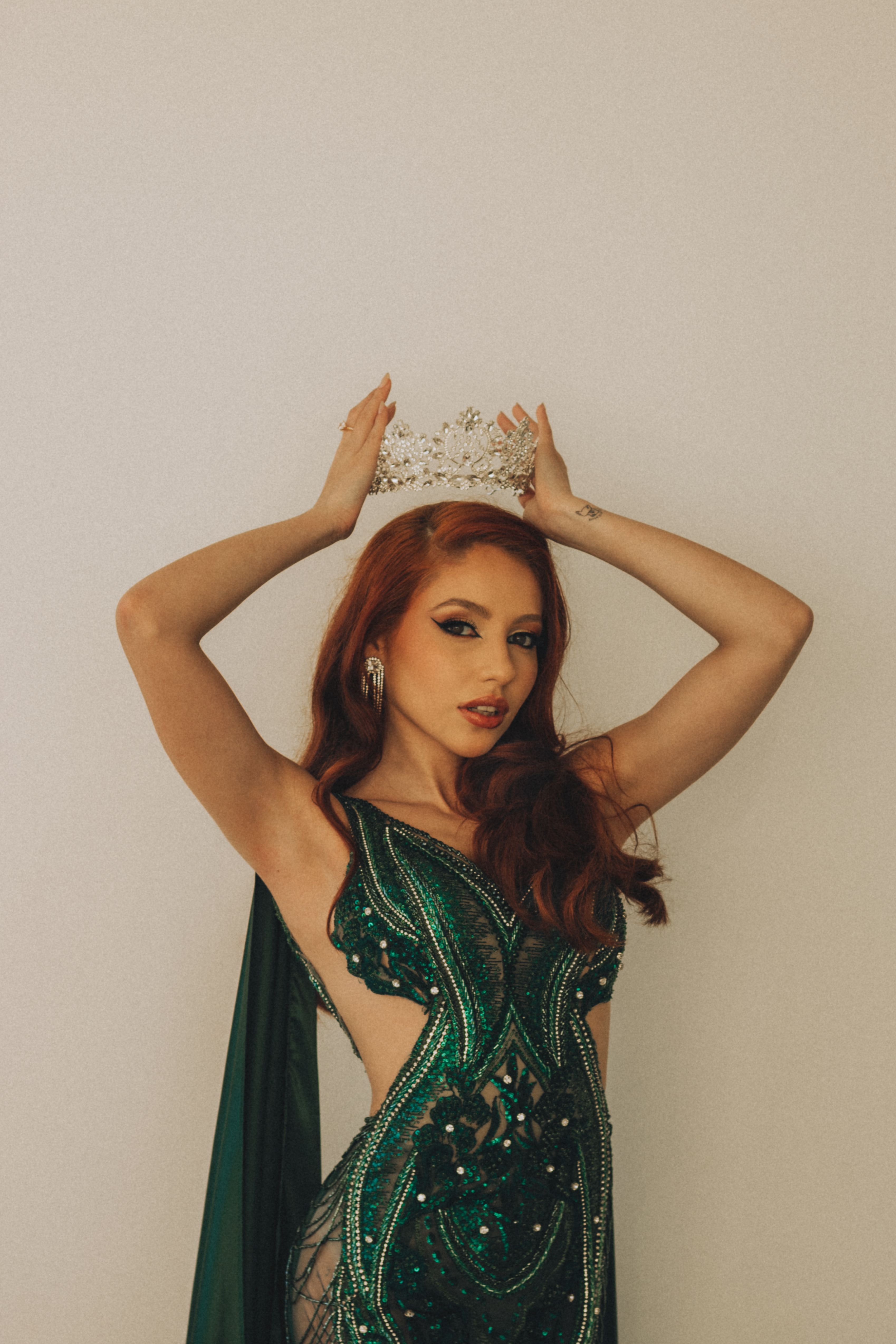 Elegant Miss Pageant Winner with Tiara and Sash · Free Stock Photo