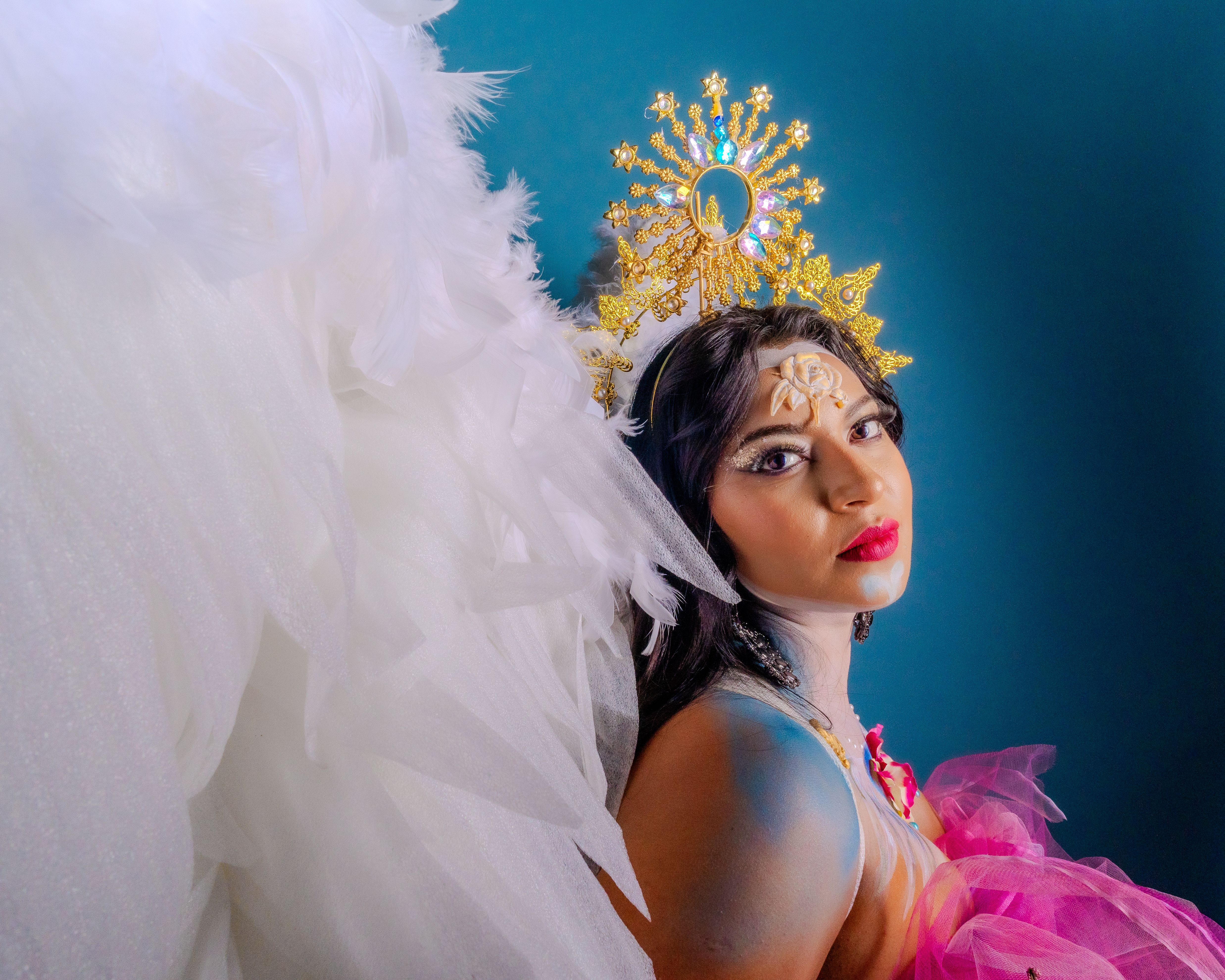 Elegant Angelic Portrait with Creative Artistry · Free Stock Photo