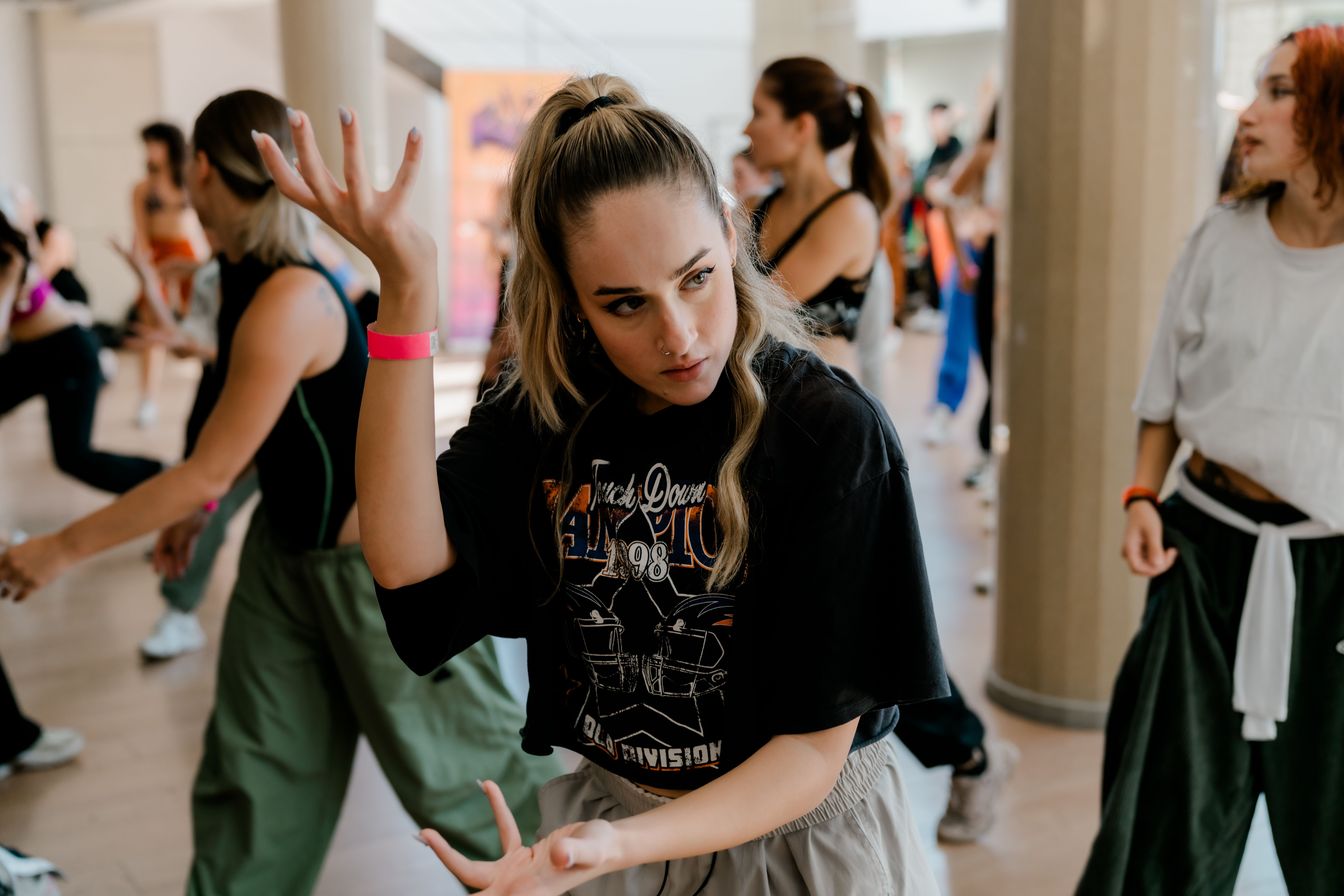 Dynamic Dance Class with Diverse Group Moves Energetically · Free Stock ...