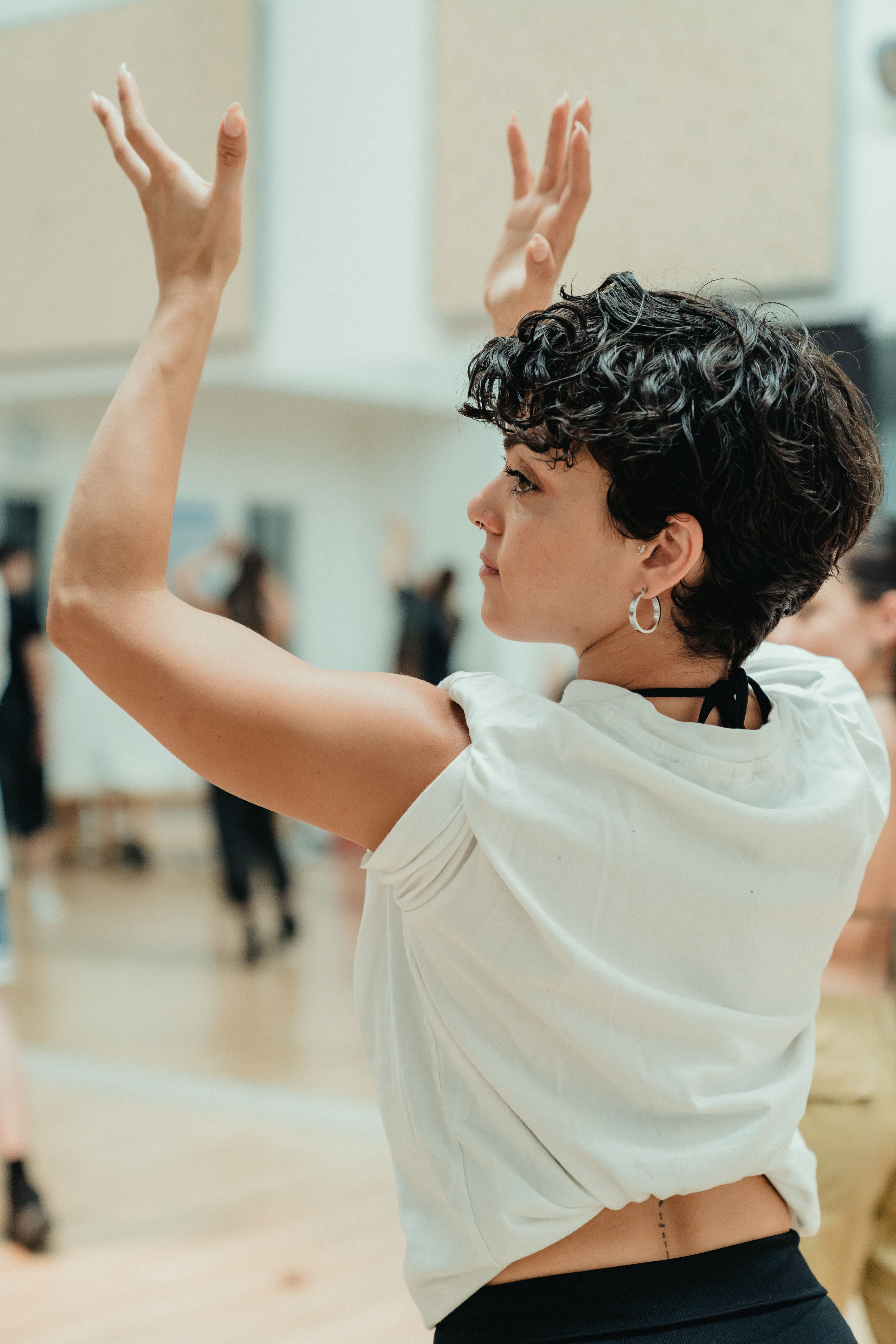 Dancer Expressing Emotions in Studio Setting · Free Stock Photo