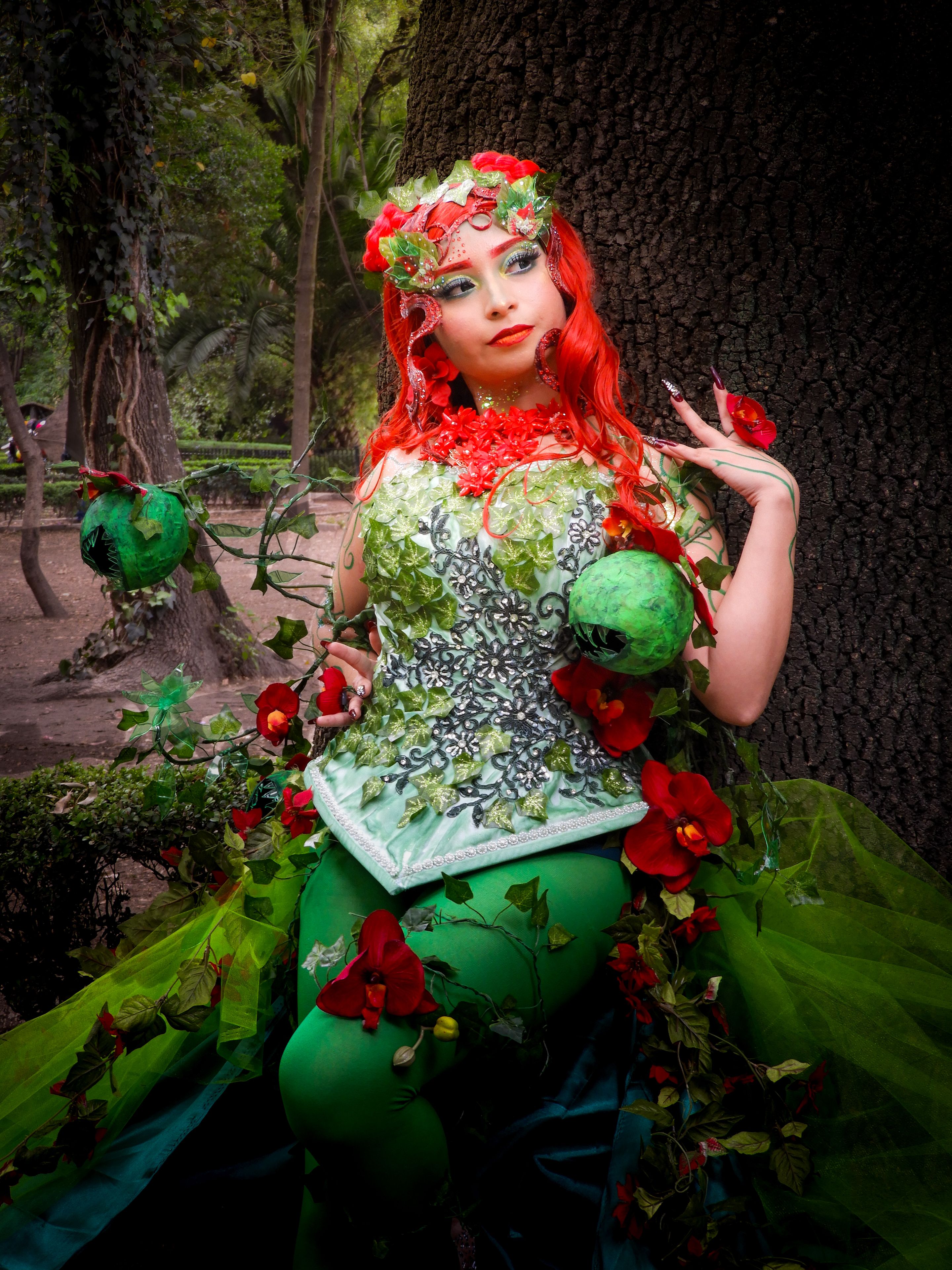 Enchanting Nature-Inspired Cosplay Portrait · Free Stock Photo